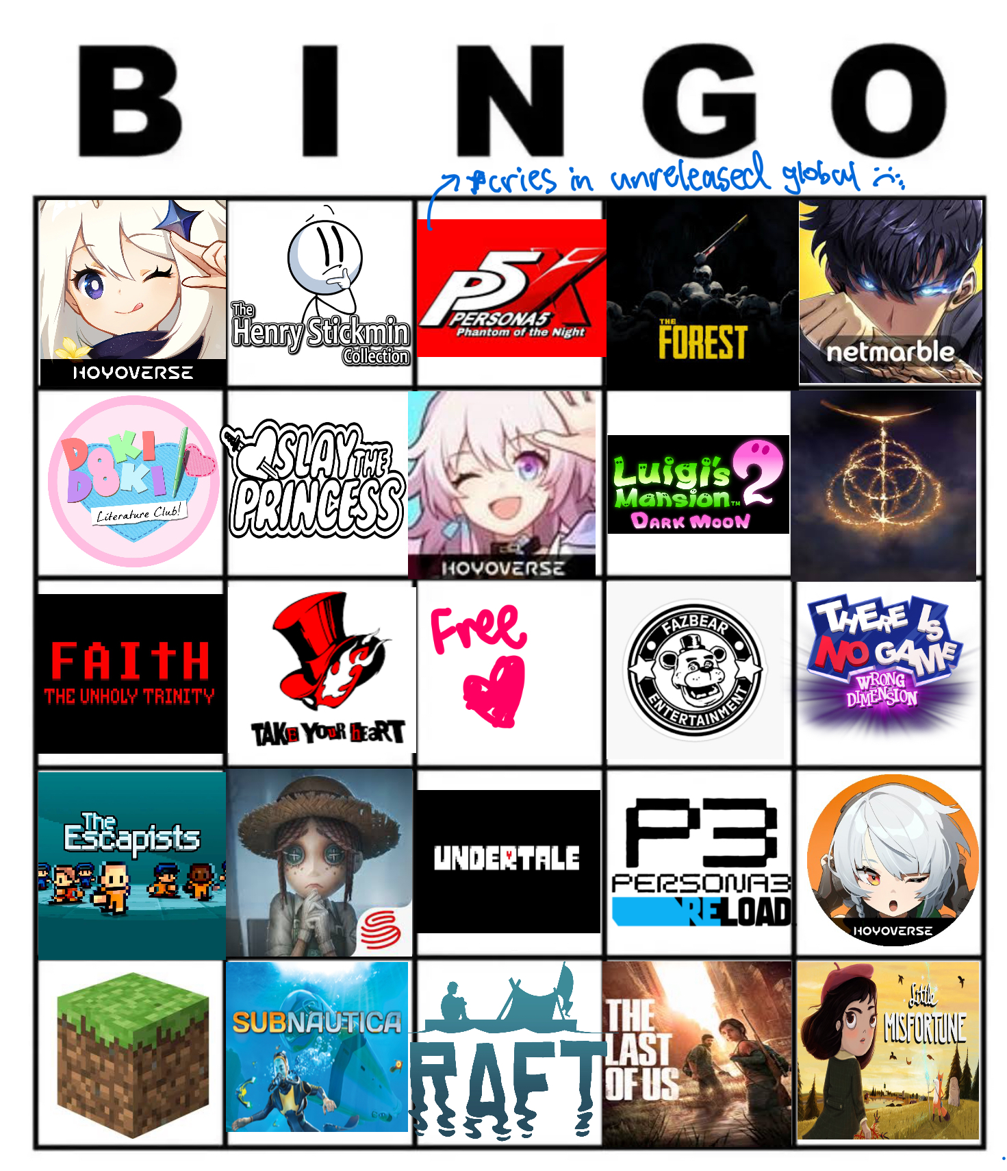 Bingo but it’s games that I like