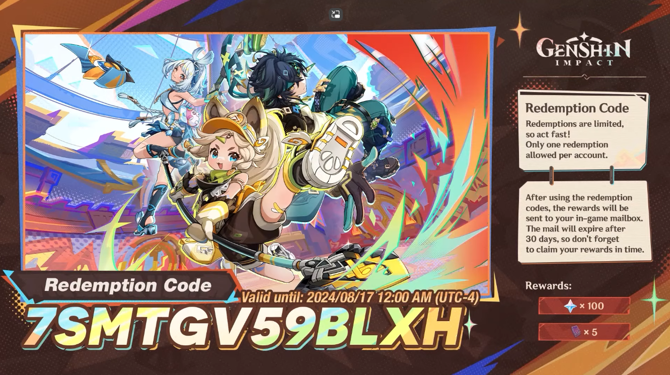 Ver5.0 Info and Redeem Codes (Links) Genshin Impact | HoYoLAB