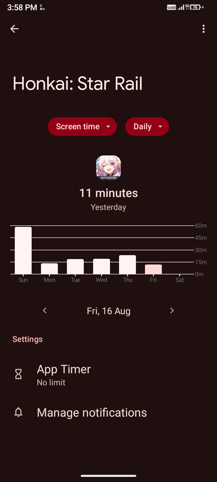 My HSR vs Genshin Impact screen time 🥲😅 Genshin Impact | HoYoLAB