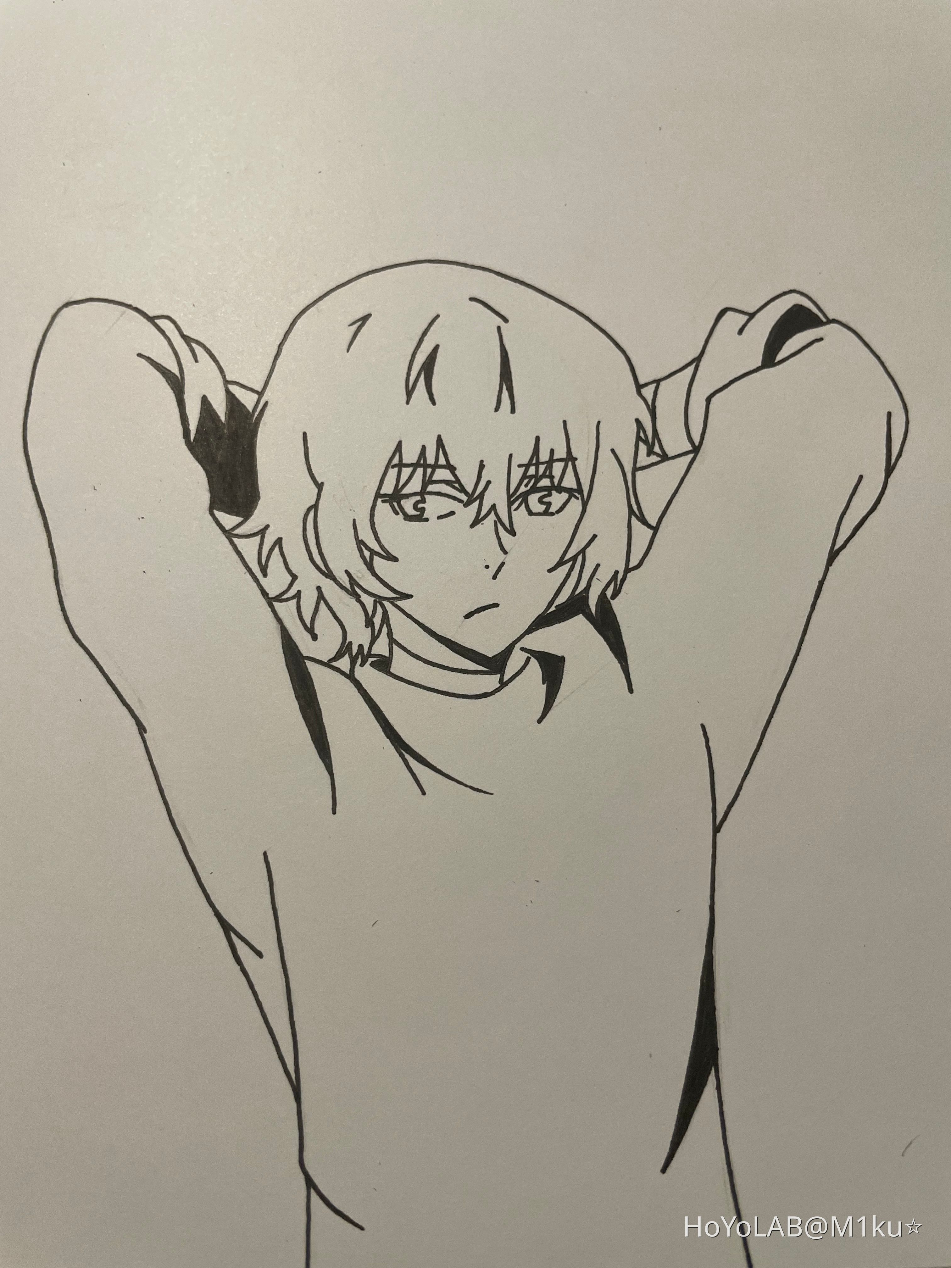Drawing Dazai for my friends bday card part 2 Genshin Impact | HoYoLAB