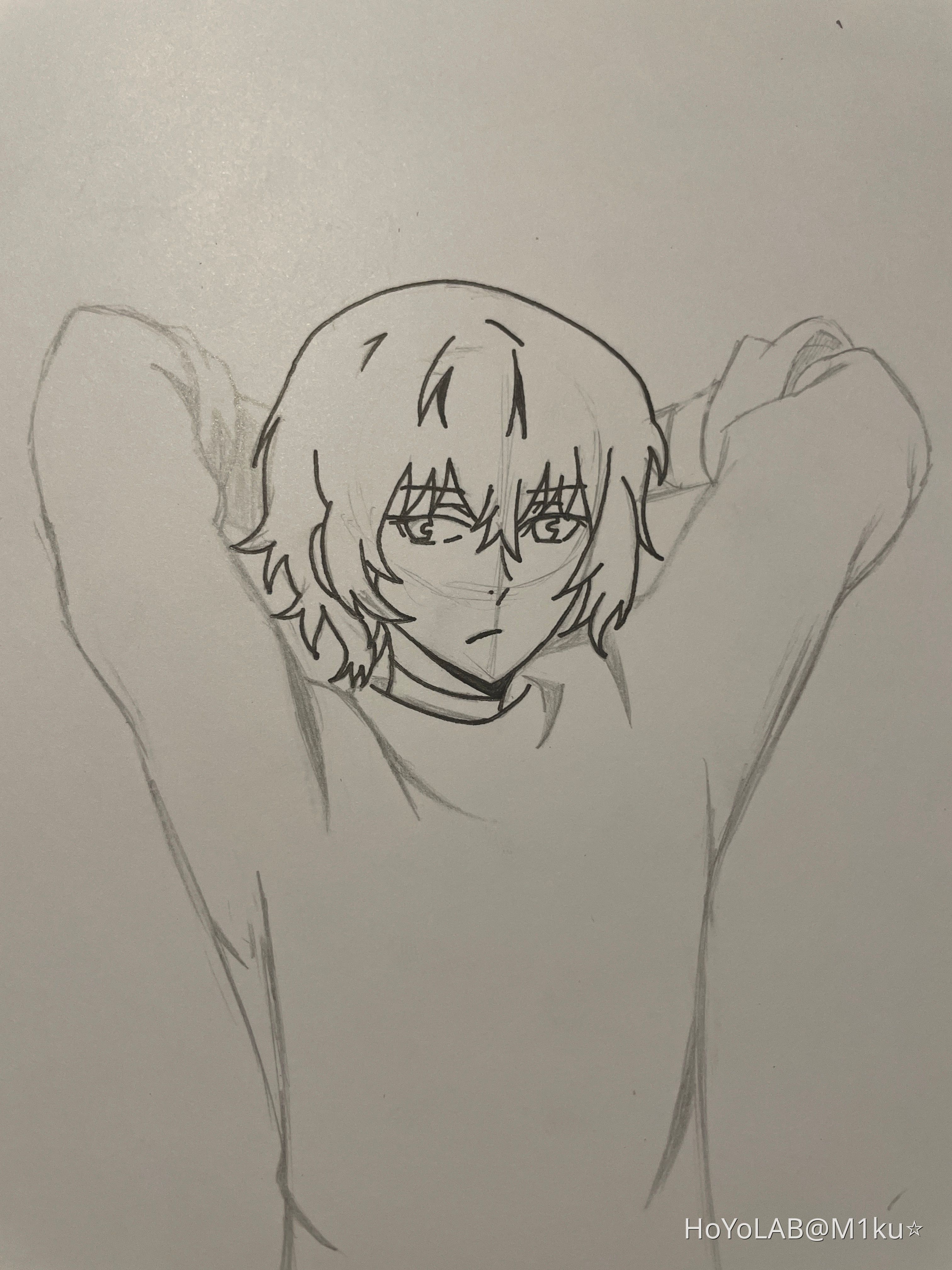 Drawing dazai for my friends bday card Genshin Impact | HoYoLAB