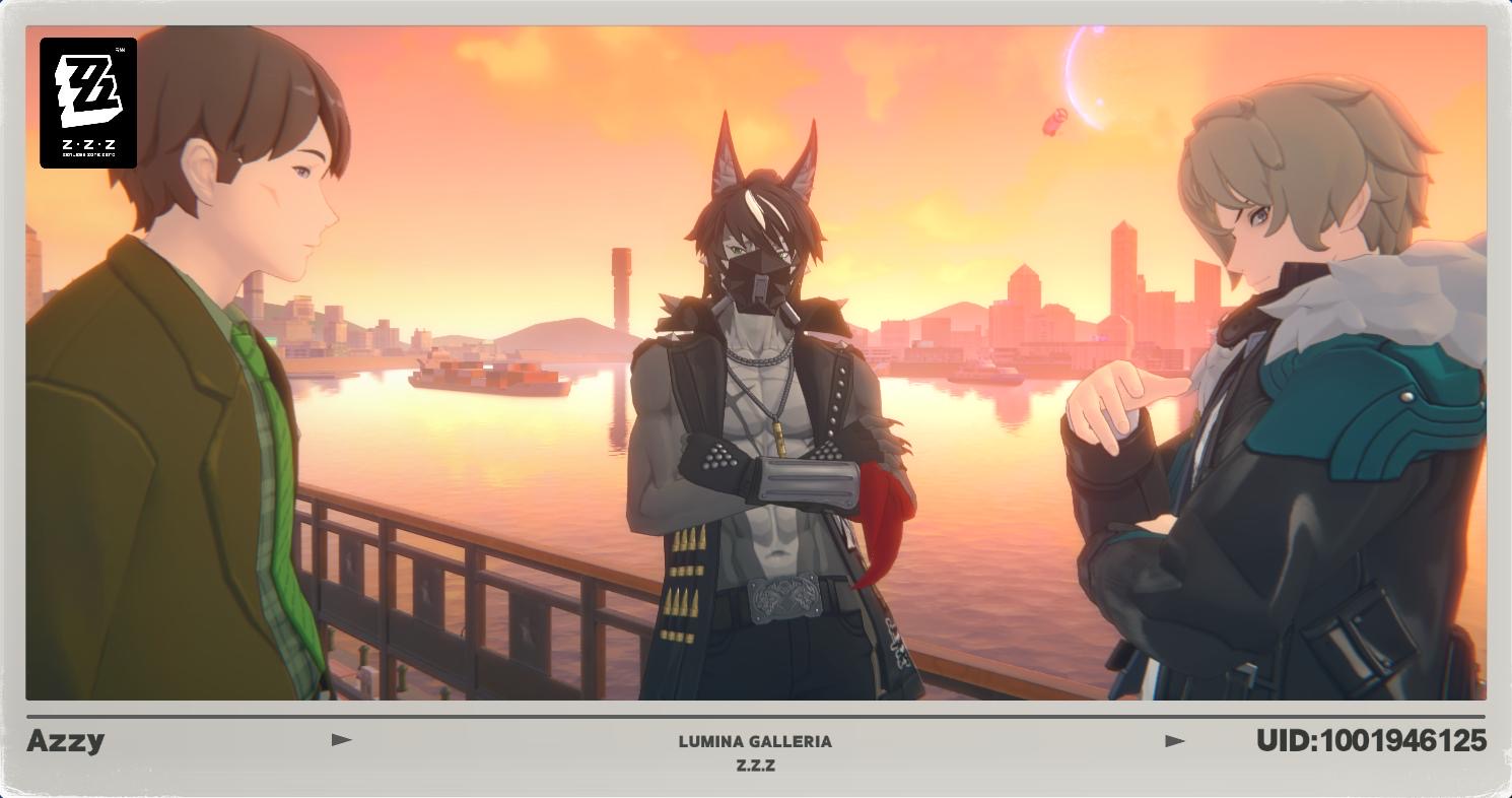 New character near coff cafe in lumina square Zenless Zone Zero | HoYoLAB