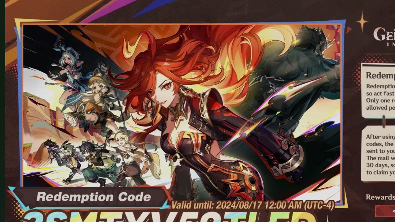 [Genshin Impact] 5.0 redeem codes! Genshin Impact | HoYoLAB