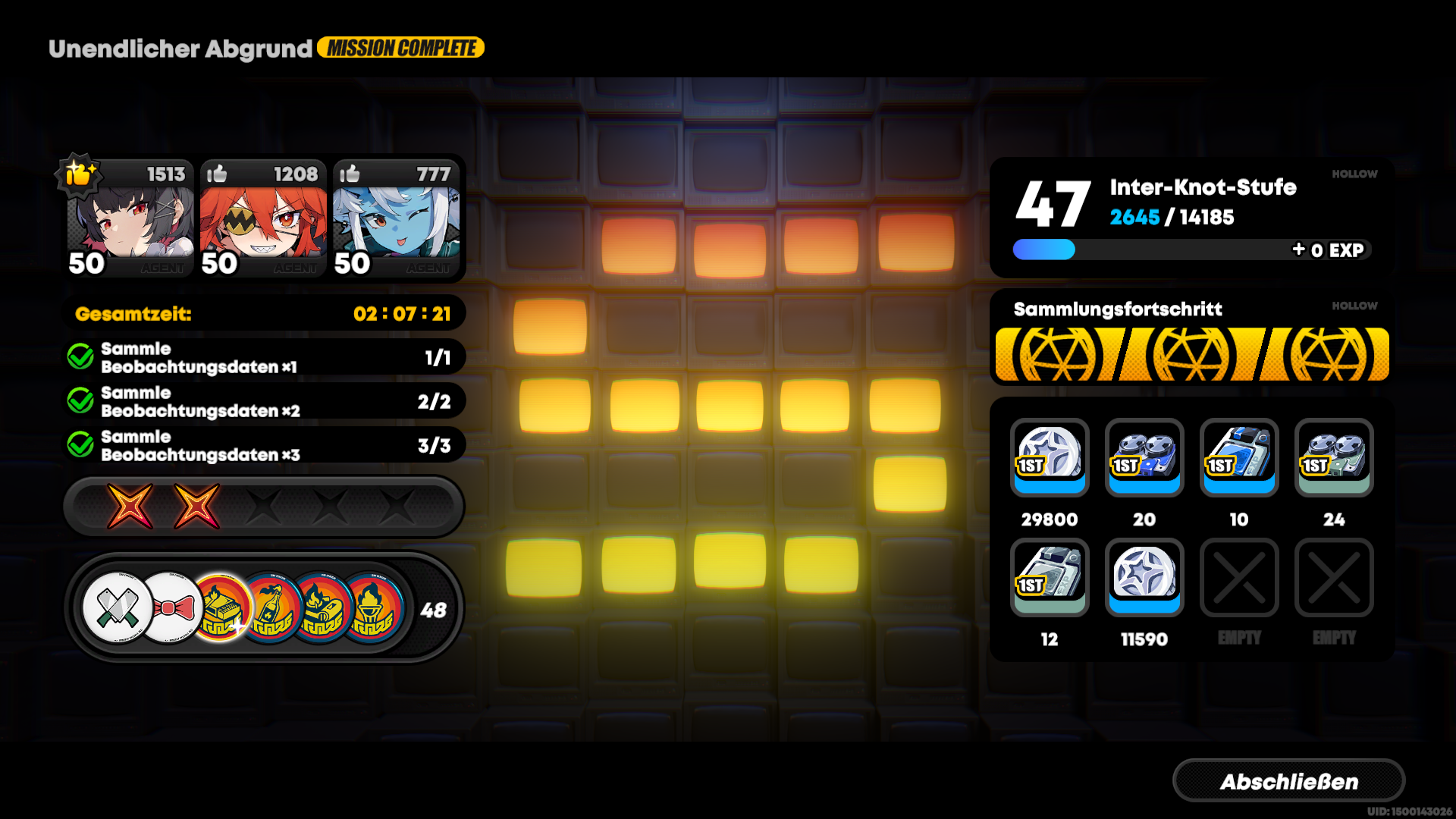 Endless Abyss (Complete) Zenless Zone Zero | HoYoLAB