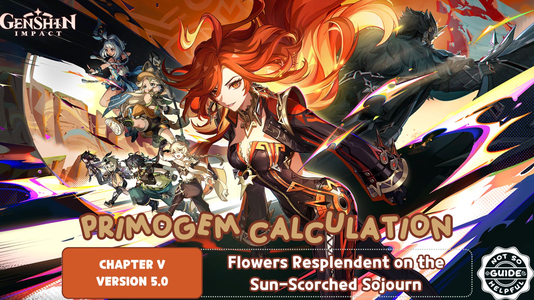 Primogem Calculation: [Special Livestream for 5.0] Flowers Resplendent ...