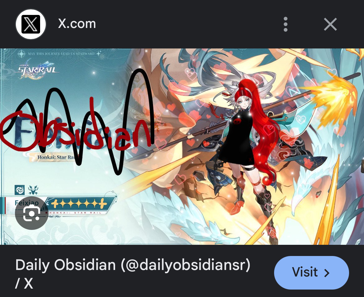 Feixiao? No… OBSIDIAN! Honkai: Star Rail | HoYoLAB