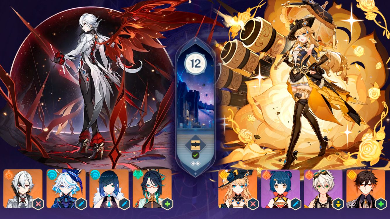 Arlecchino Plunge & Navia Double Pyro Genshin Impact | HoYoLAB