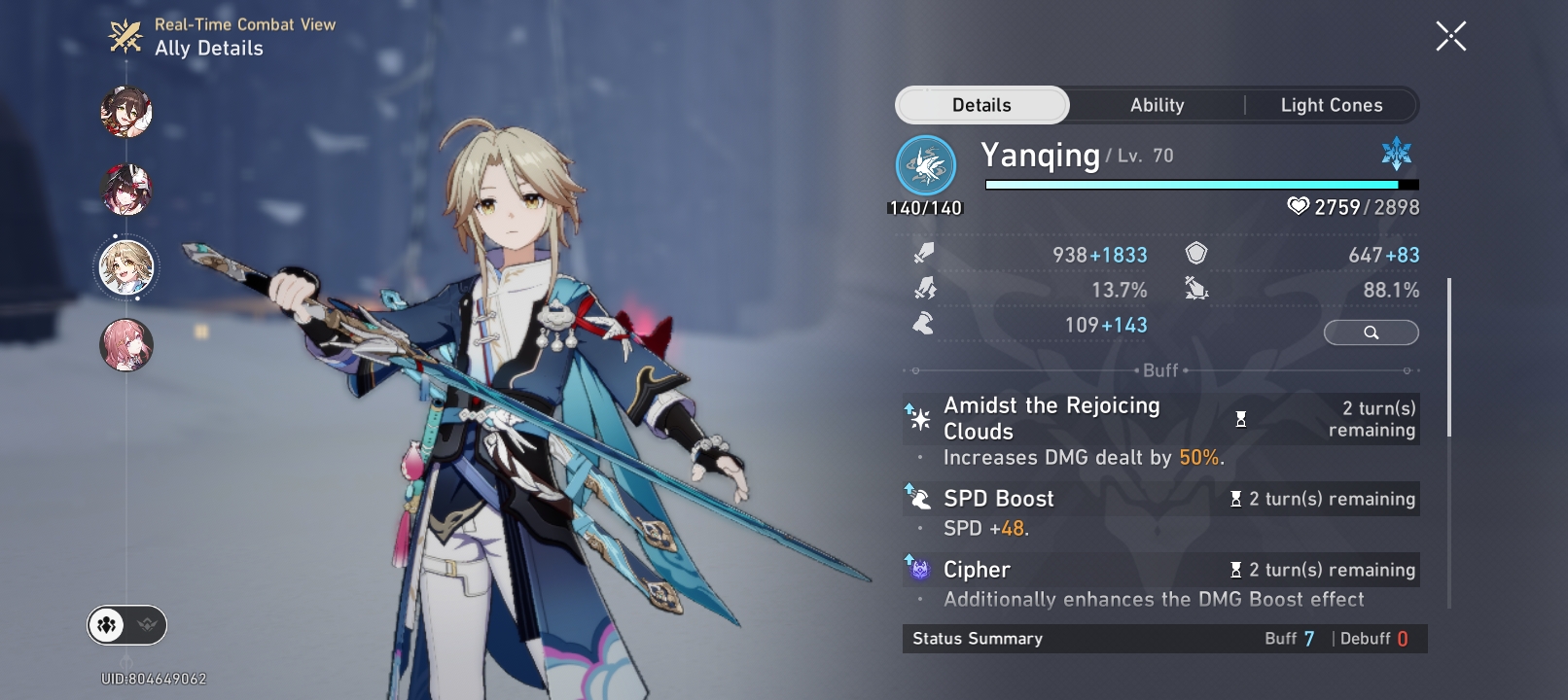 Lore accurate YanKing pure speed no damage Honkai: Star Rail | HoYoLAB