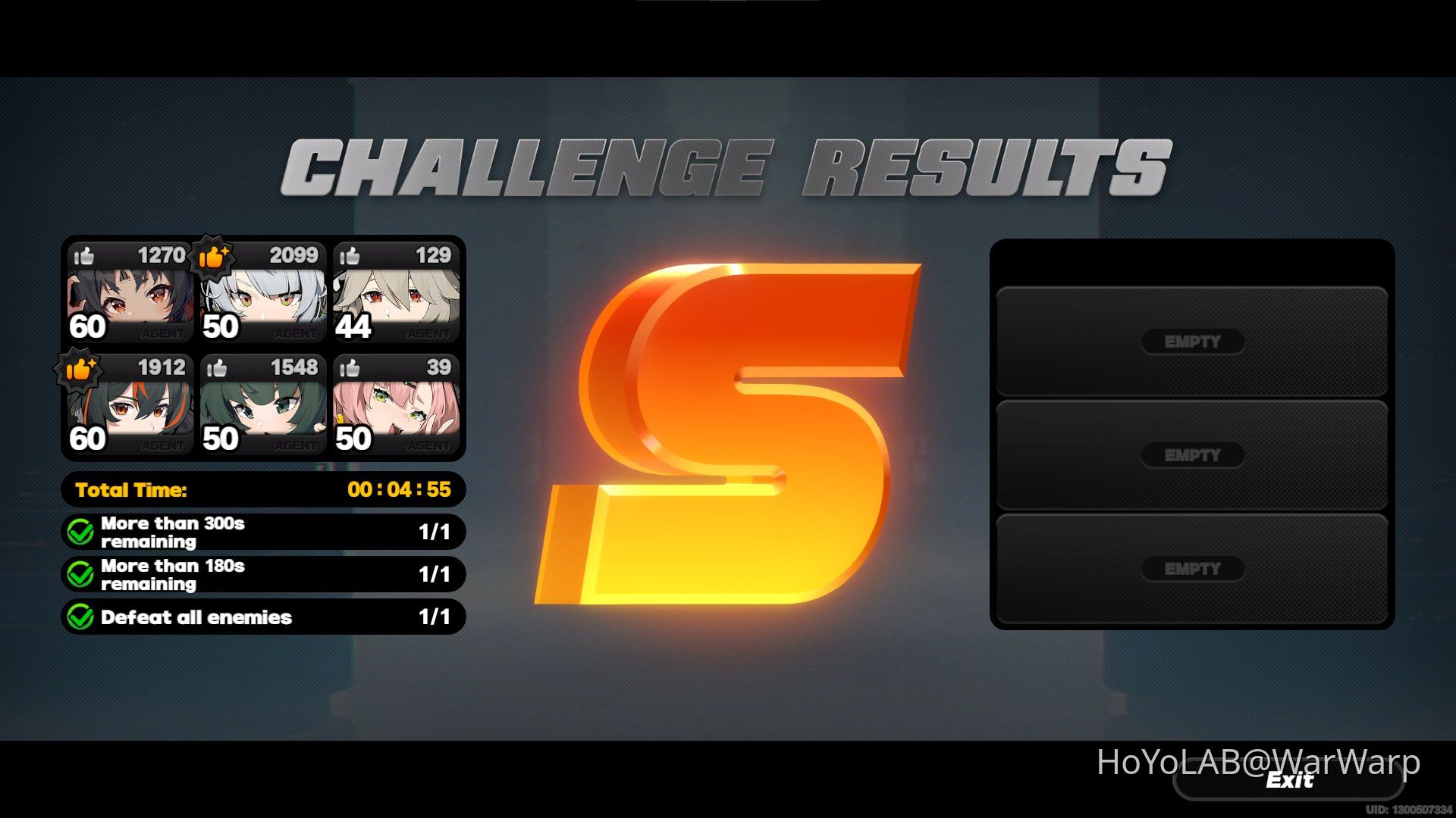 FIRST SHIYU CRIT NODE FULL S RANK Zenless Zone Zero | HoYoLAB