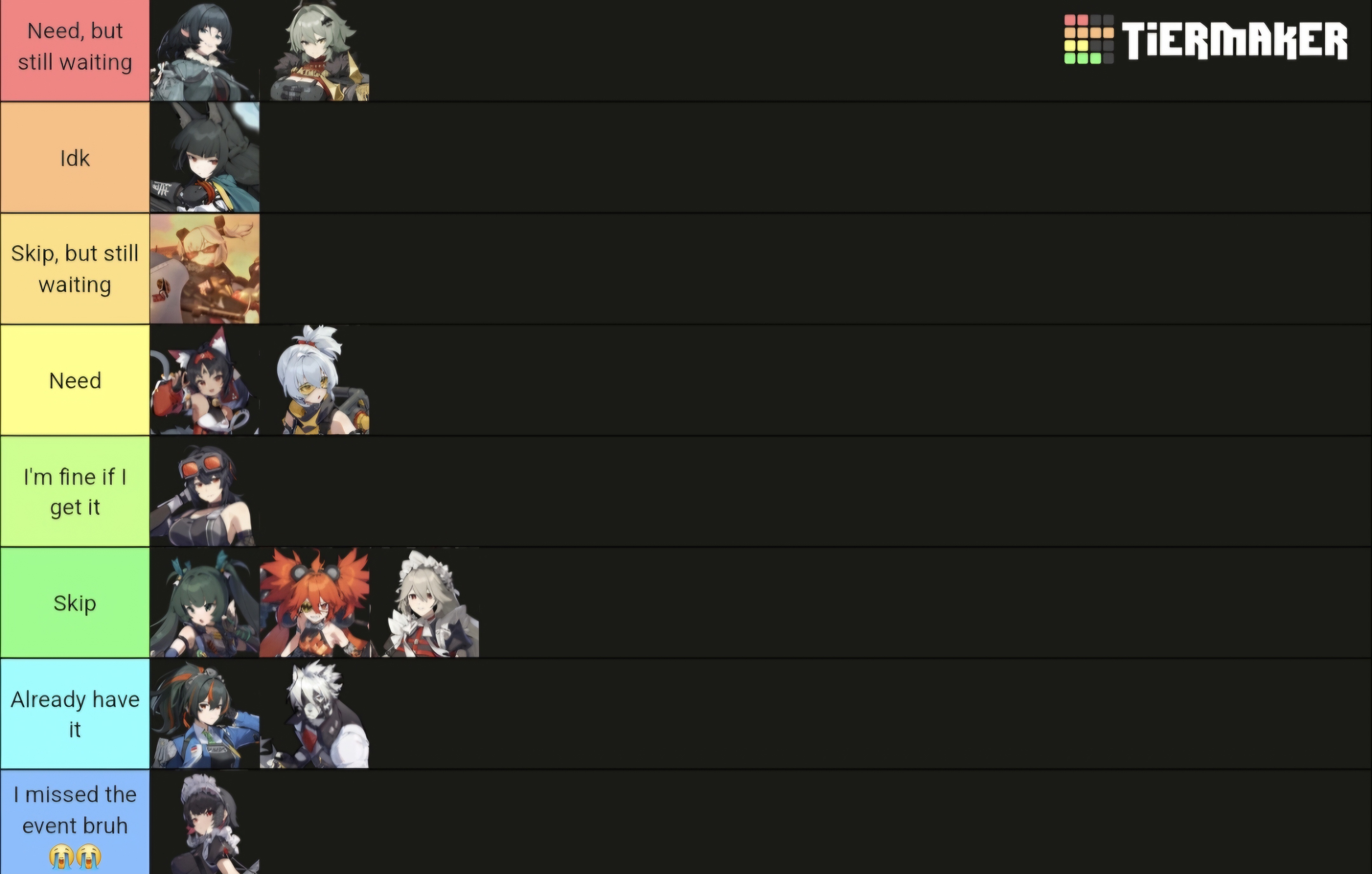 ZZZ S ranks I need/skip Zenless Zone Zero | HoYoLAB