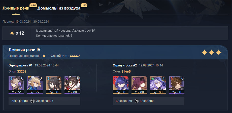 Чистый вымысел на ДоТ Акке - Лживые речи - [19.08.2024 - 30.09.2024 ...