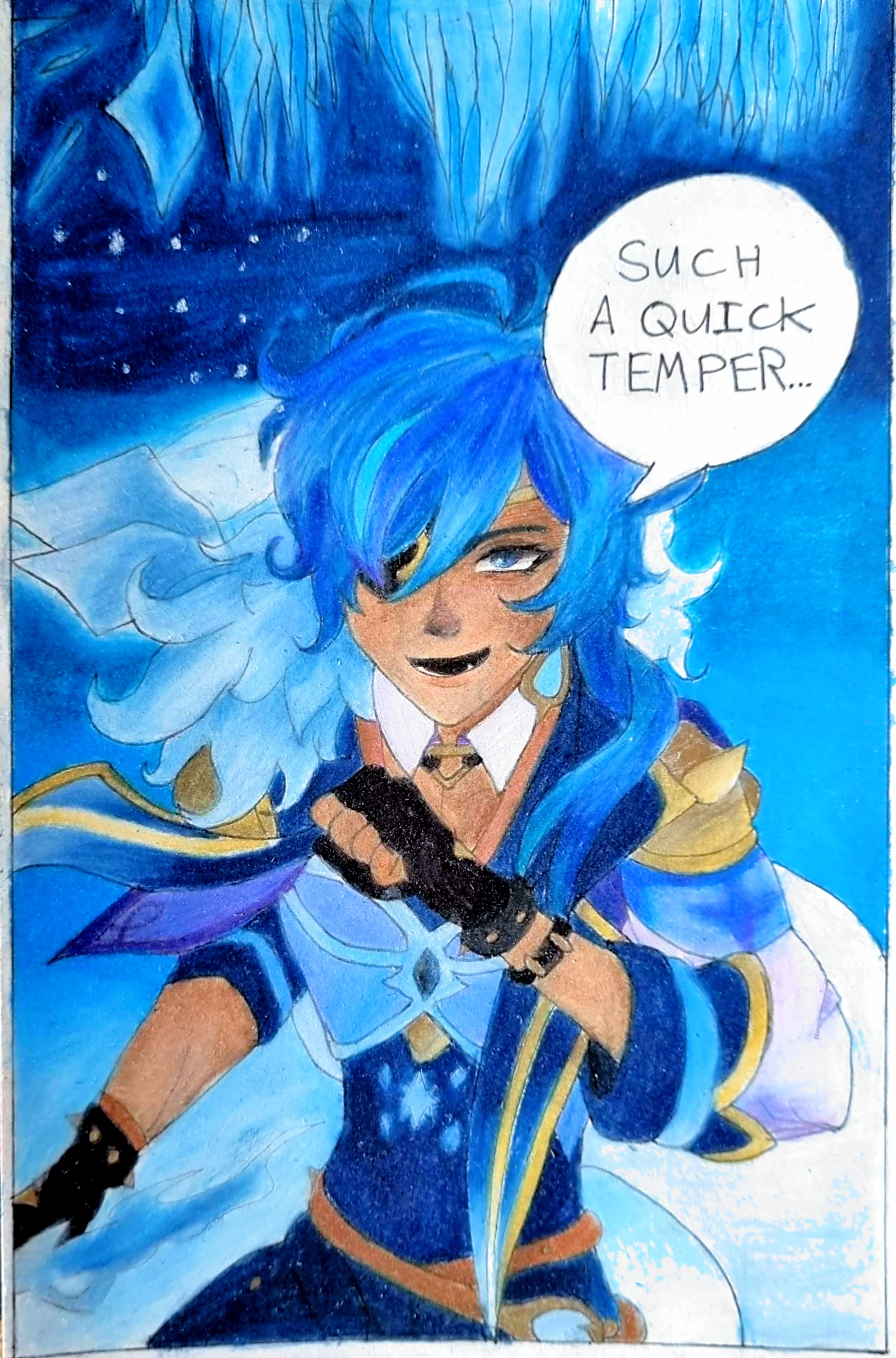 Kaeya Manhua/Manga panel redraw! Genshin Impact | HoYoLAB