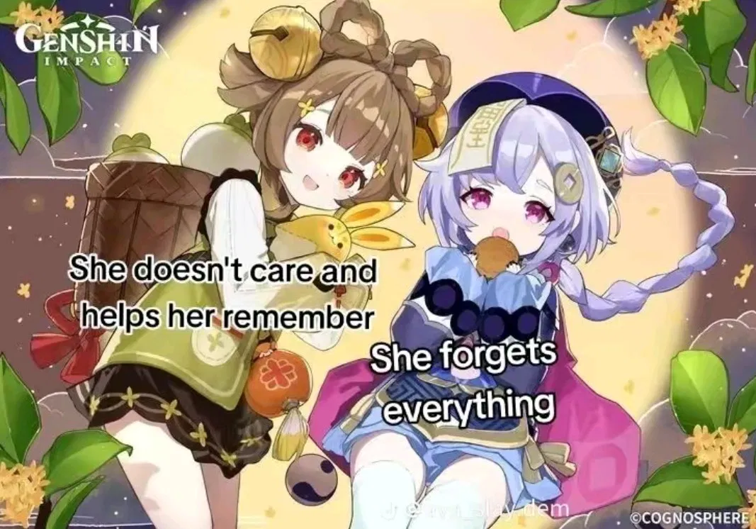 Qiqi fan badge post Genshin Impact | HoYoLAB