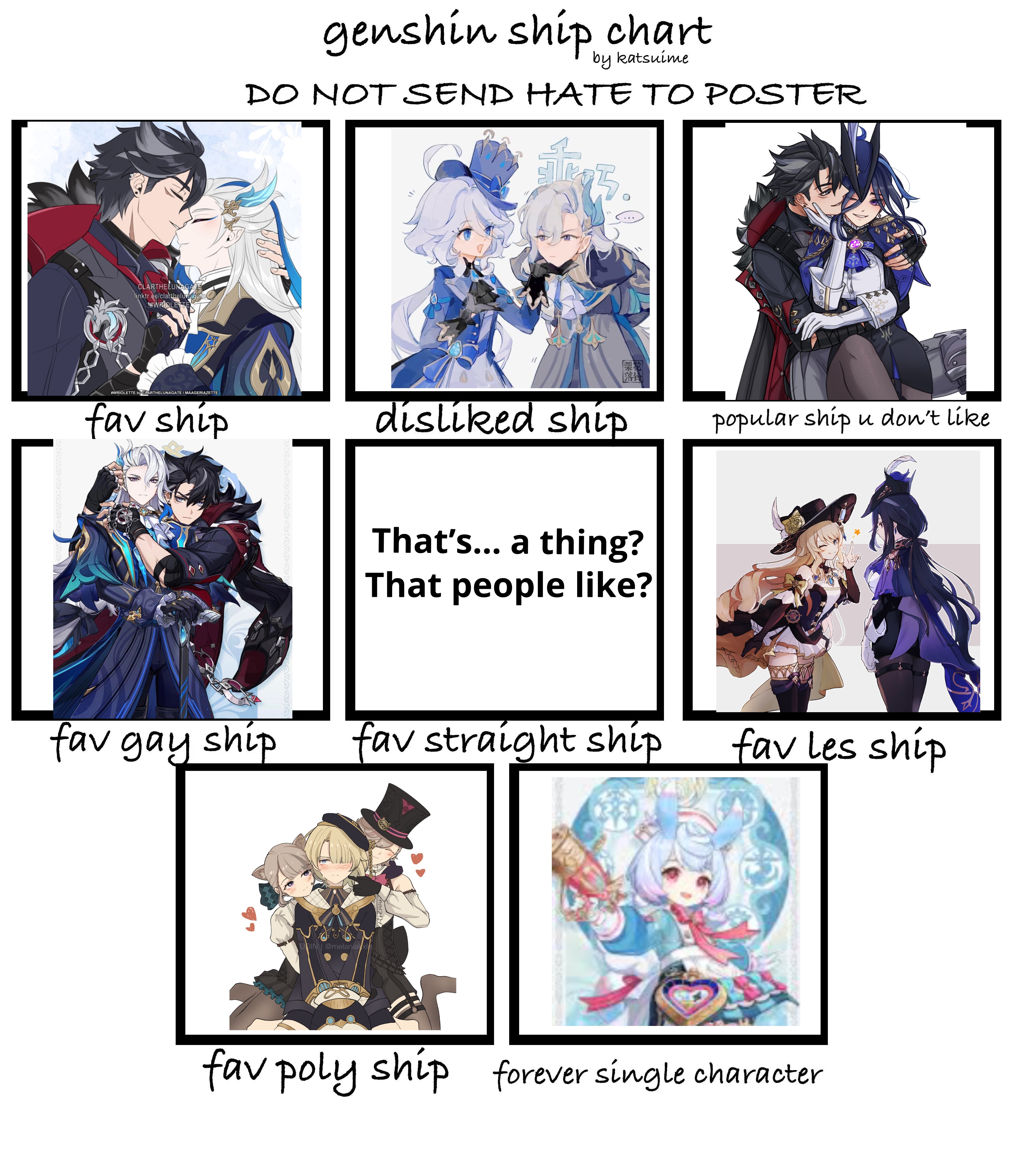My favorite Genshin ships Genshin Impact | HoYoLAB