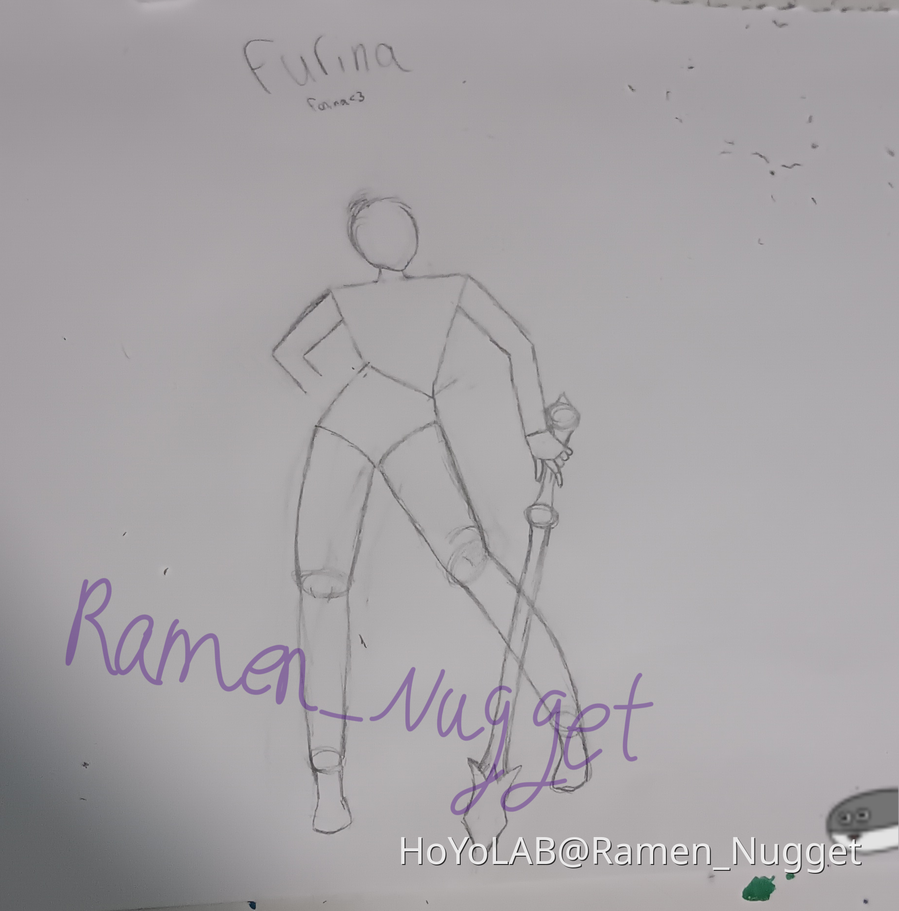 WIP of Fonina (aka Furina, iykyk) art for Rose's Art Contest! Genshin ...