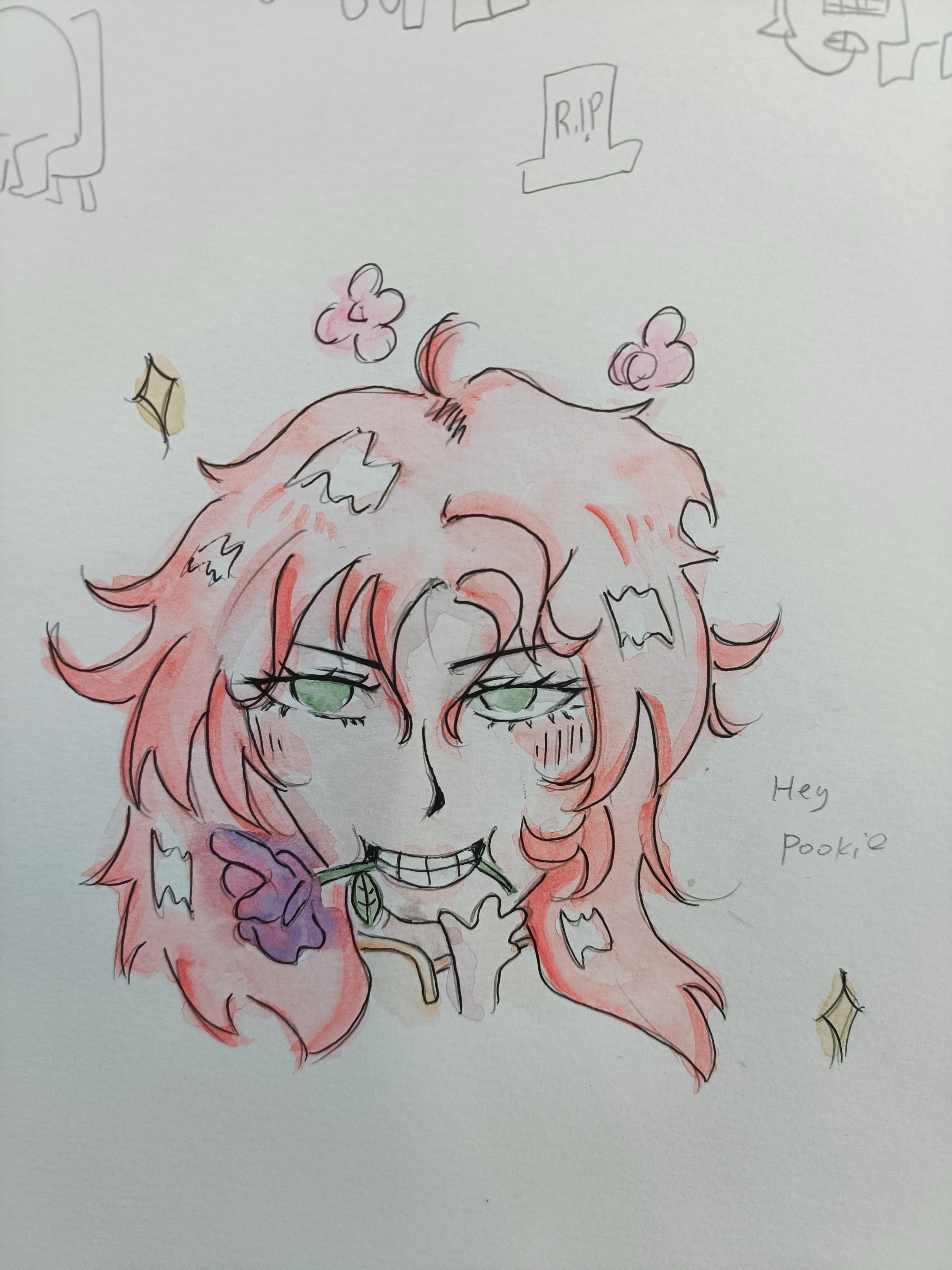 My gorgious art🤤🤤🤤🤤👊 #Freakbob #WatercolourIsMyWorstEnemy Honkai: Star ...