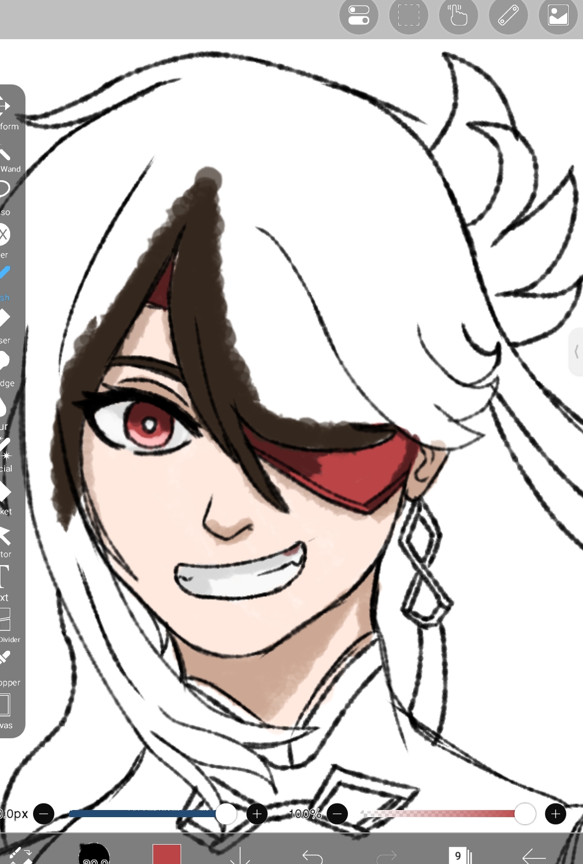 Drawing Beidou using my own Art style. Genshin Impact | HoYoLAB