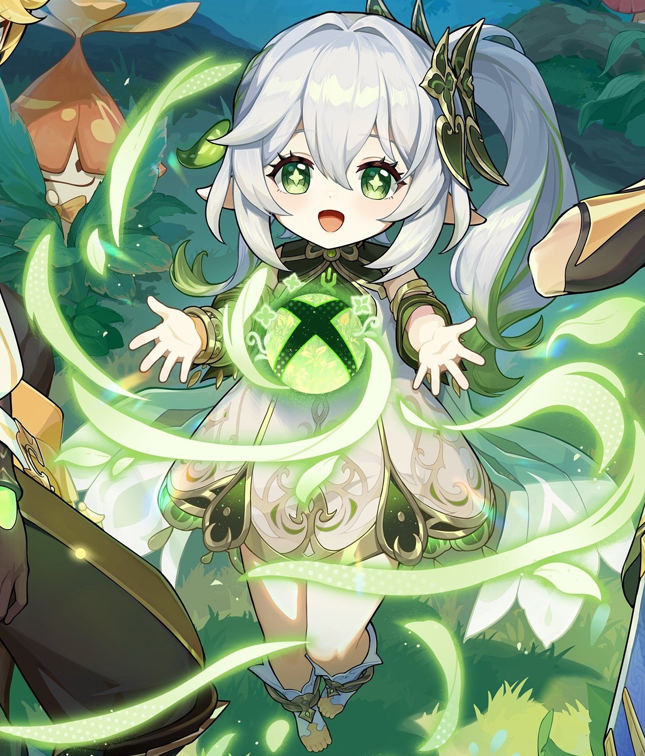 idk why but seeing nahida hold the xbox logo is cute. Genshin Impact ...
