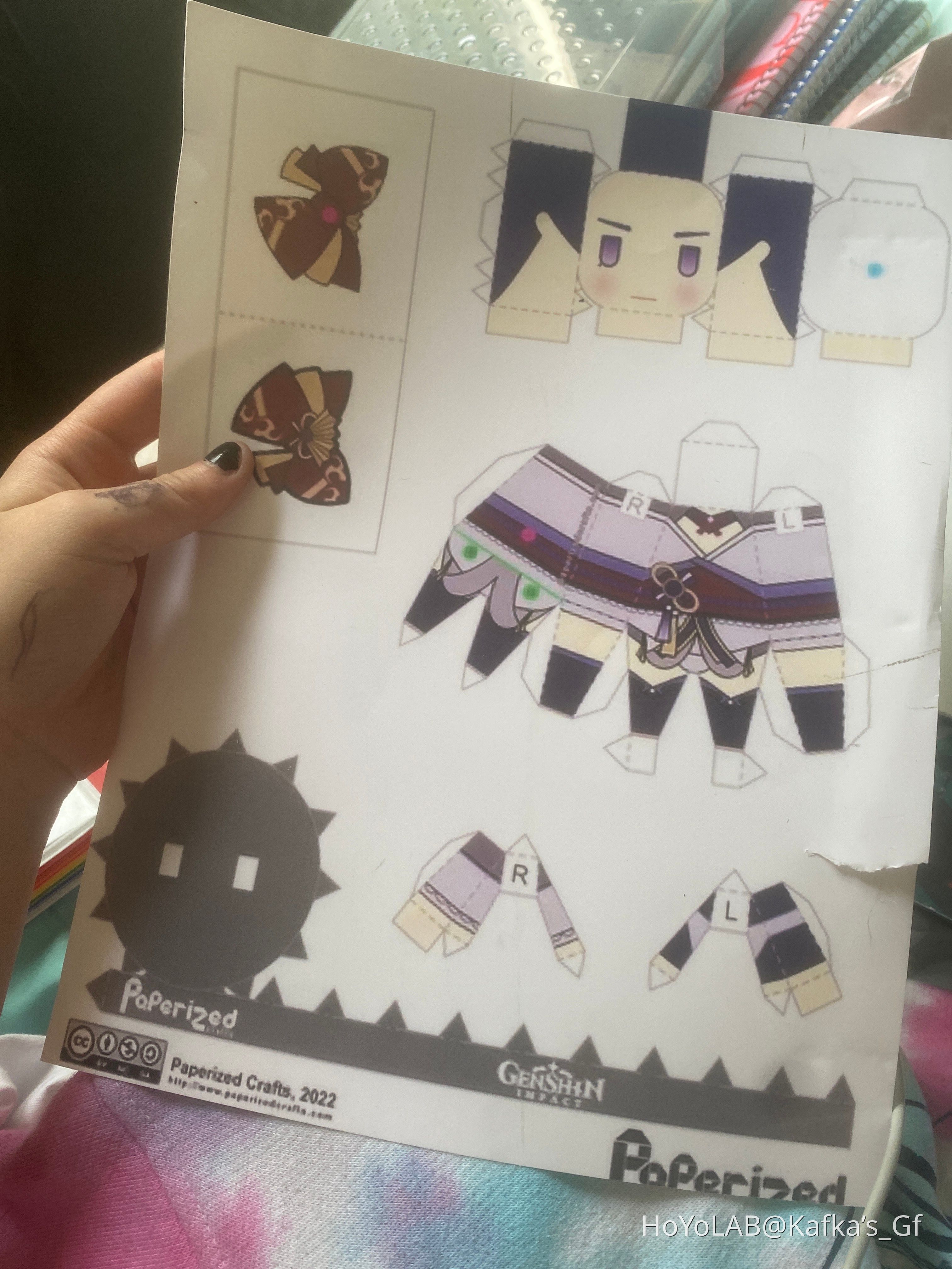 Gonna be making an Ei paper craft !! Genshin Impact | HoYoLAB