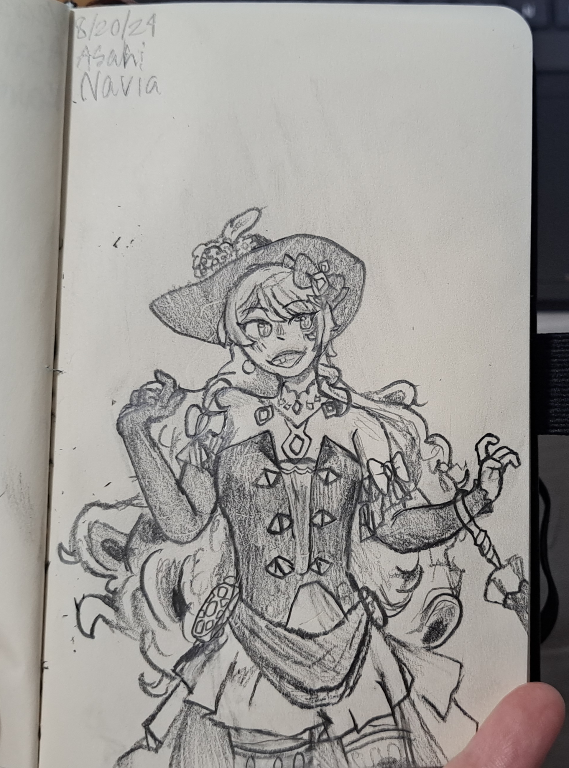 I Drew Navia Genshin Impact | HoYoLAB