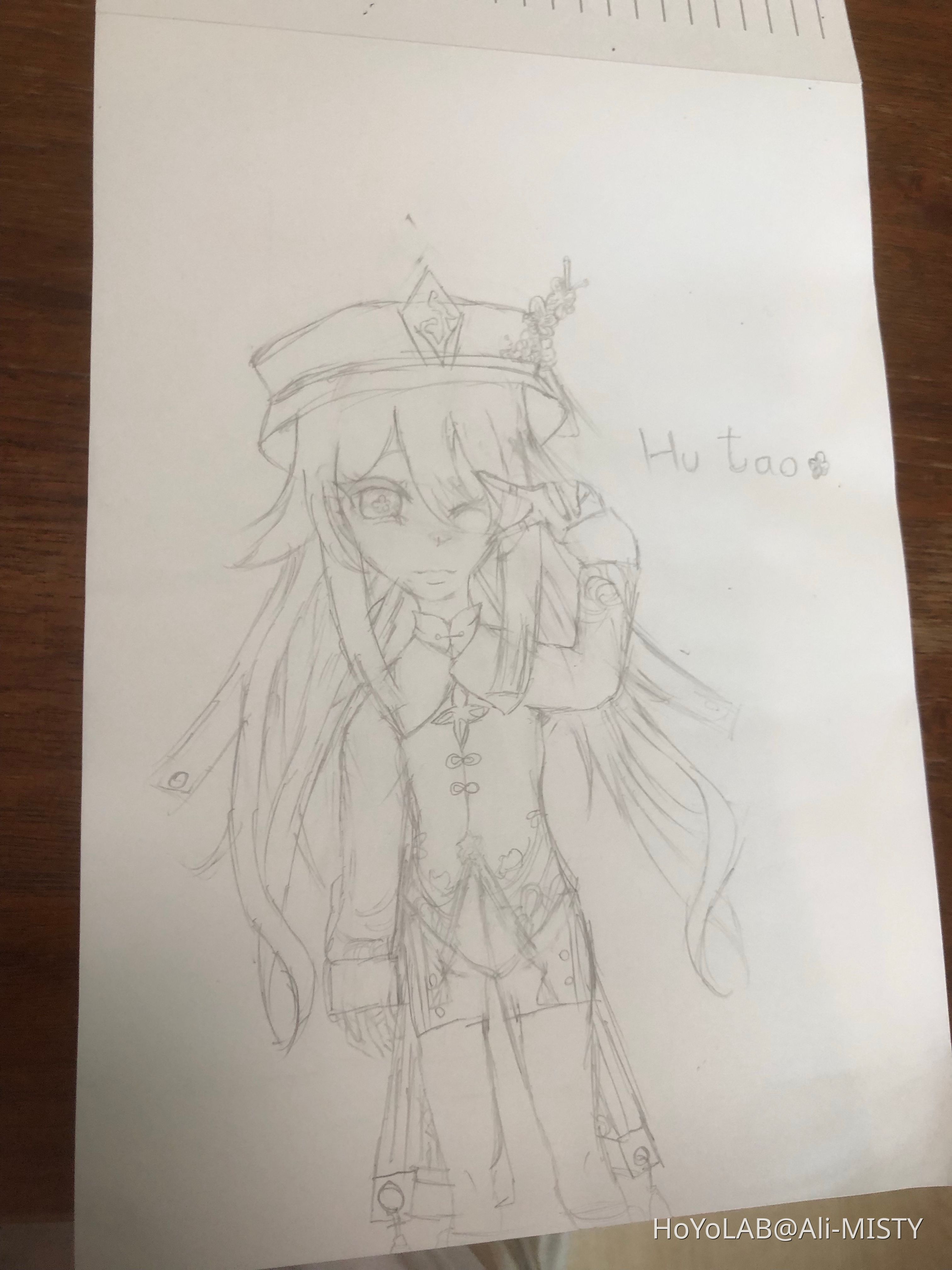 Filling up my sketchbook:Hu tao drawing! Genshin Impact | HoYoLAB