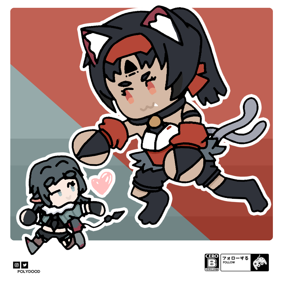 #zzzero #Hoyoverse #artshare Jane Doe and Nekomiya Mana Fanart Zenless ...