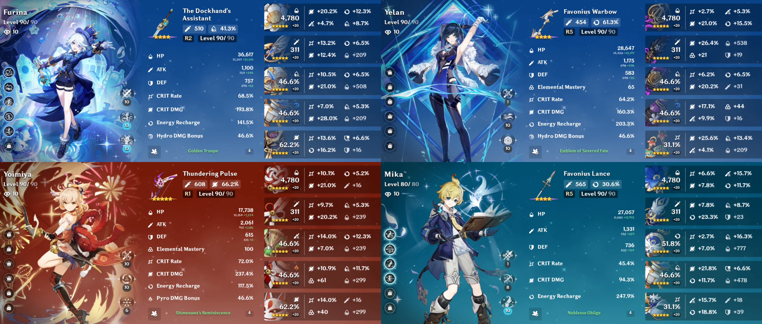 Dps bow🏹🏹🏹 Yoimiya Machine Gun X Tignari Spread Genshin Impact | HoYoLAB