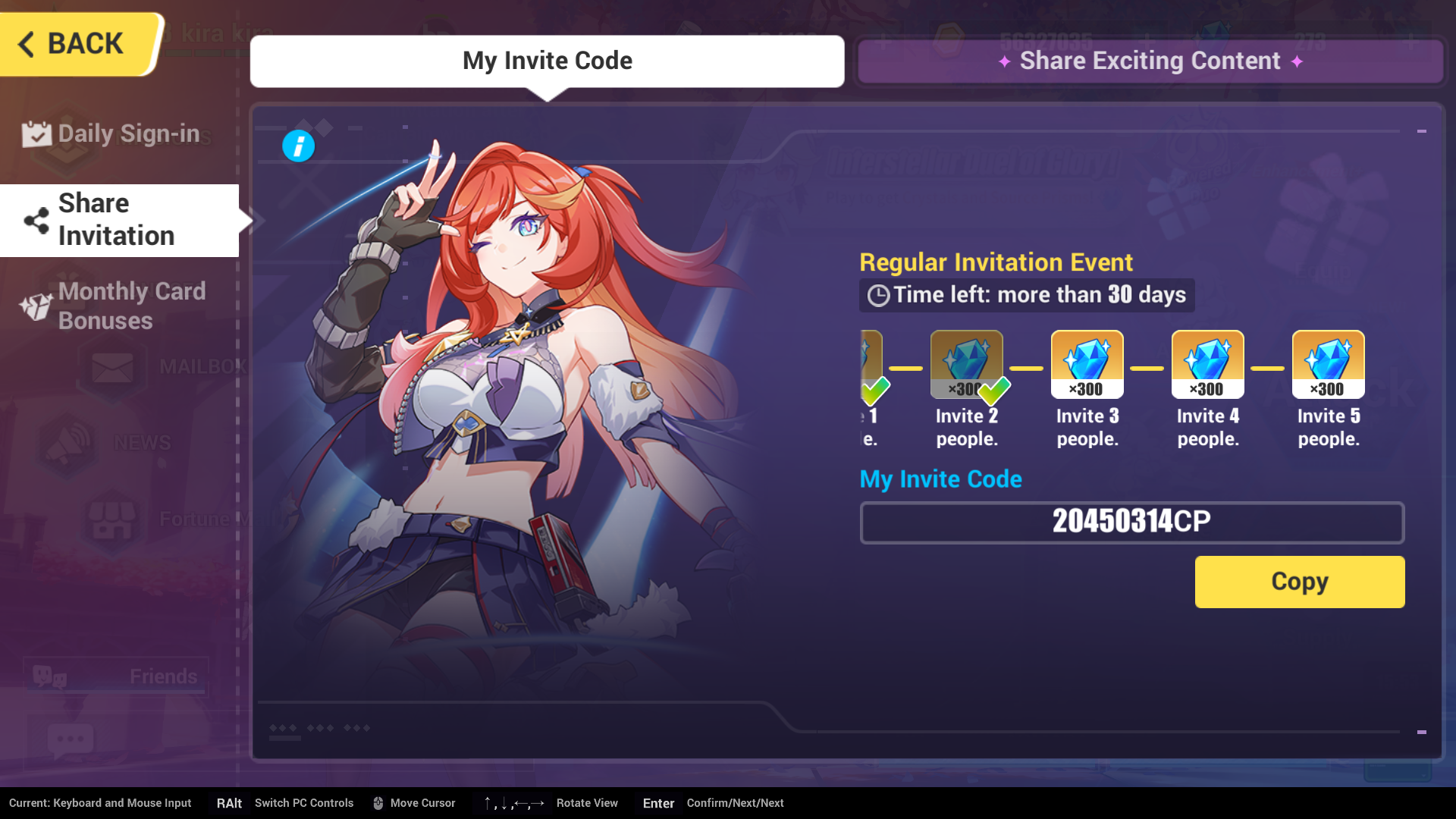 new players and returnees please use my code 20450314CP {SEA server} Honkai Impact 3rd | HoYoLAB