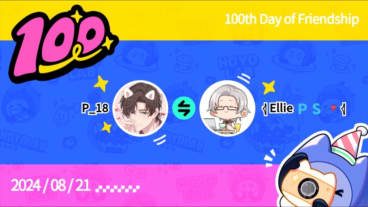 Happy 100th day Friendship anniversary | HoYoLAB