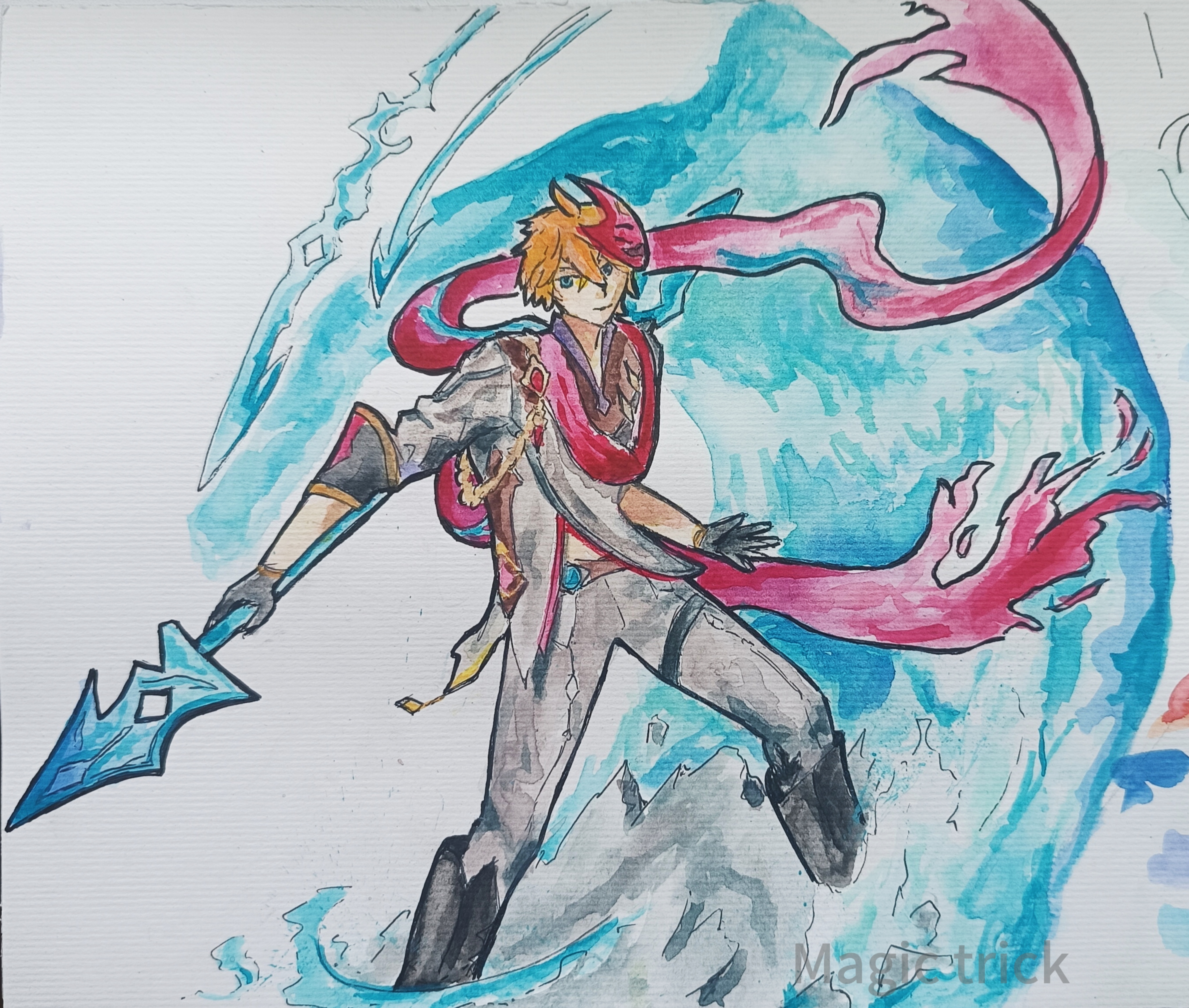 Childe fanart Genshin Impact | HoYoLAB