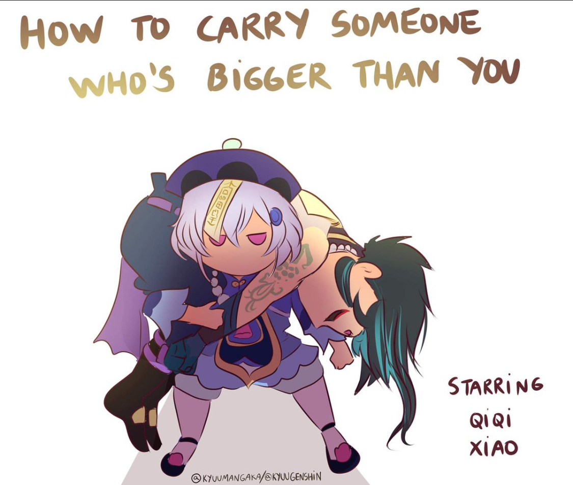 Qiqi fan badge Genshin Impact | HoYoLAB