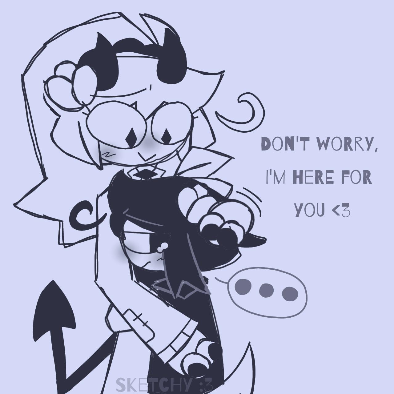 labbie hurt/comfort art cuz i love them sm