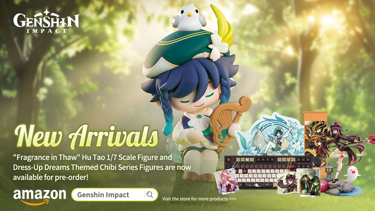 August New Products Released in Genshin Impact's Official Amazon ...