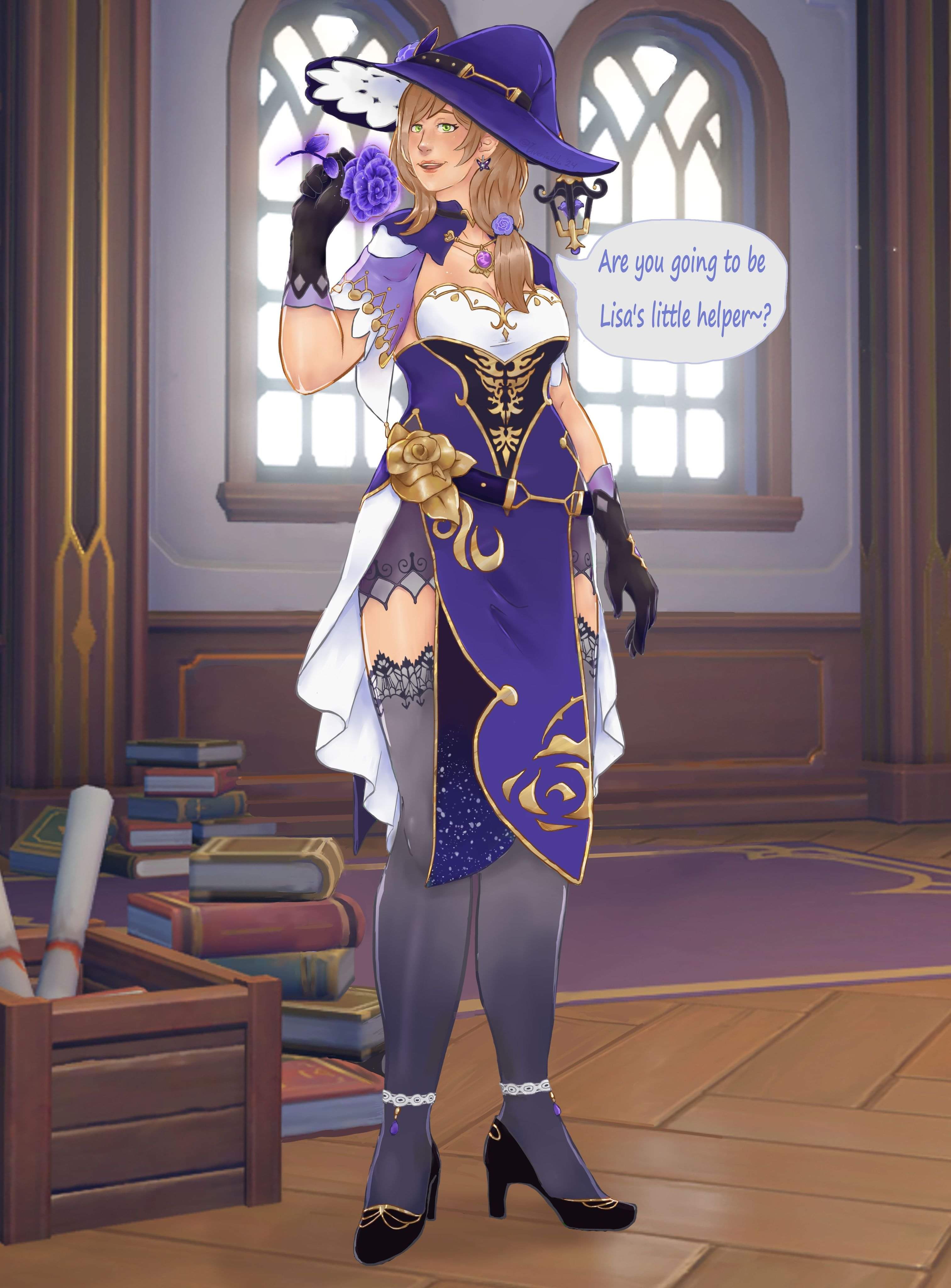 Lisa’s Little Helper Genshin Impact | HoYoLAB