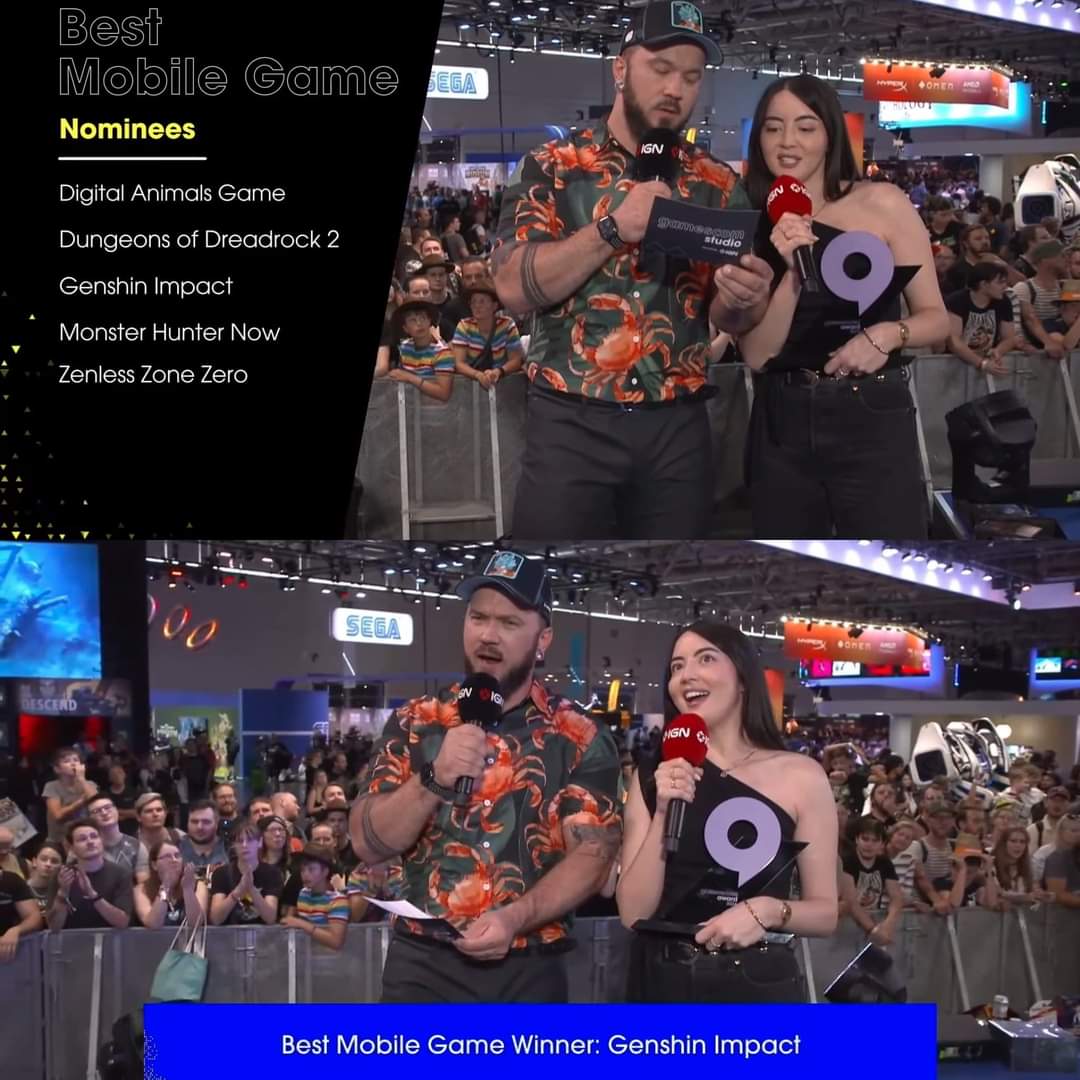 Best mobile game winner Genshin Impact | HoYoLAB