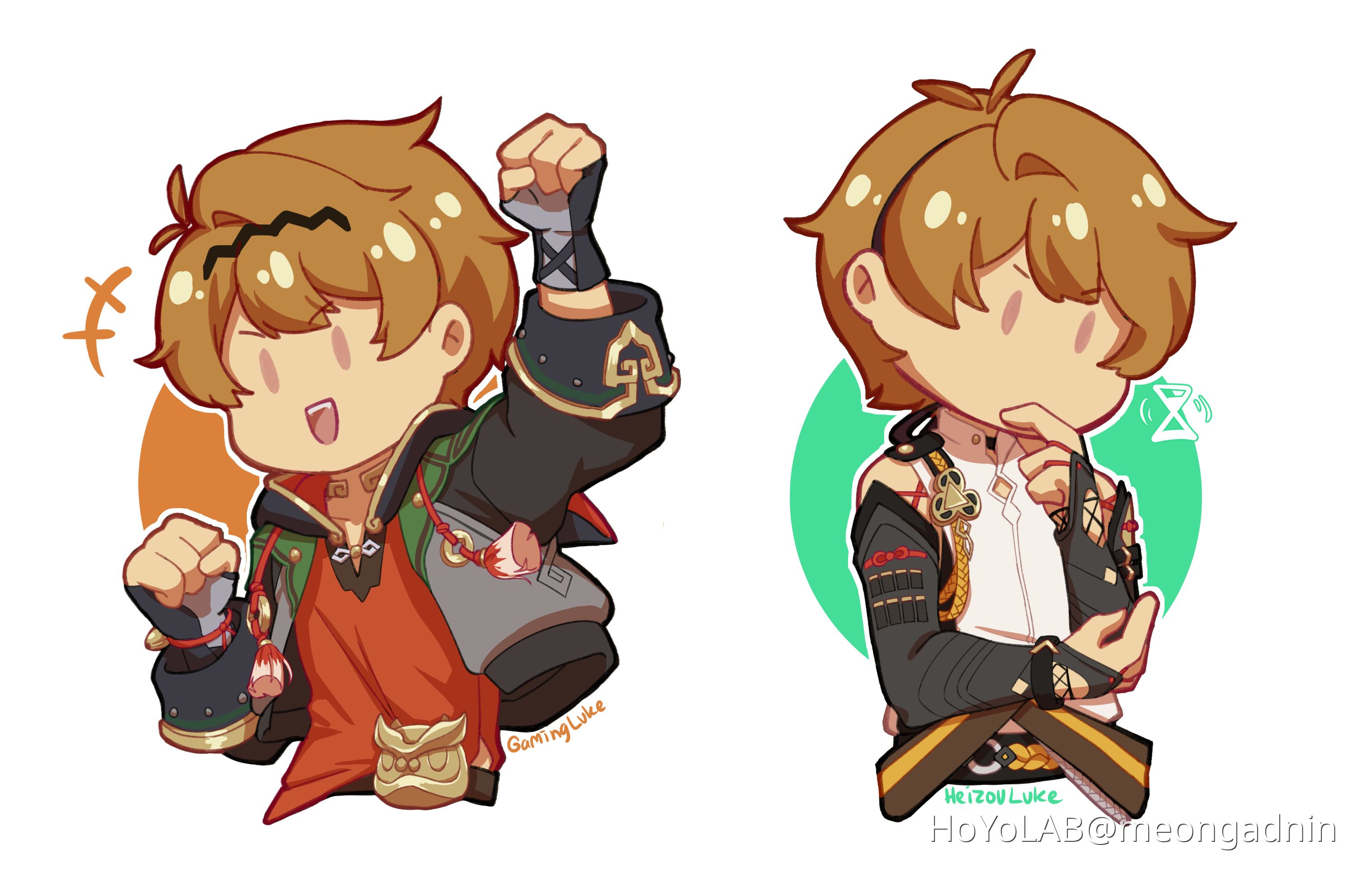 Luke in Genshin Clothes (Part 3) Tears of Themis | HoYoLAB