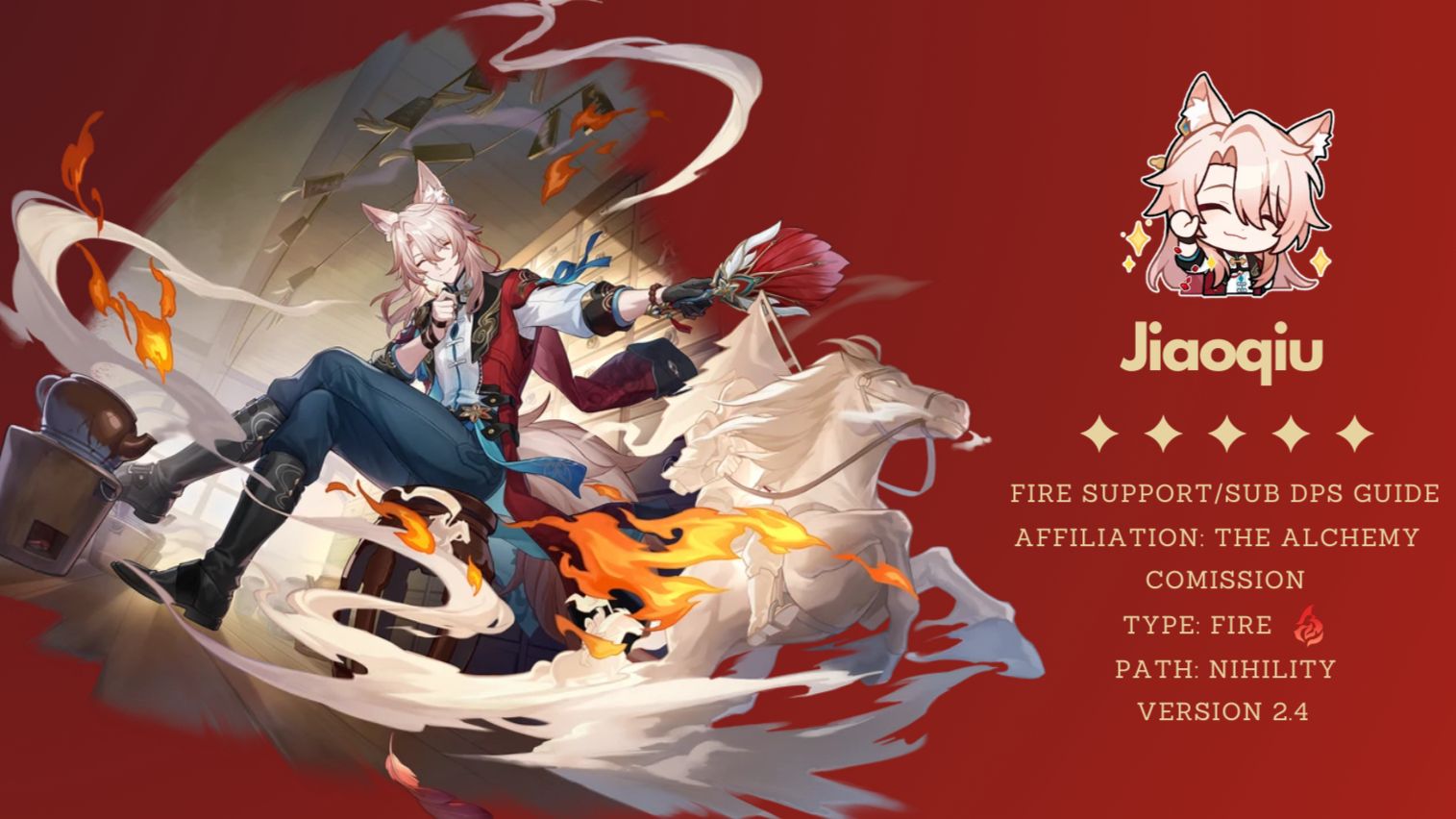 Jiaoqiu Support/Sub DPS Build Guide Honkai: Star Rail | HoYoLAB