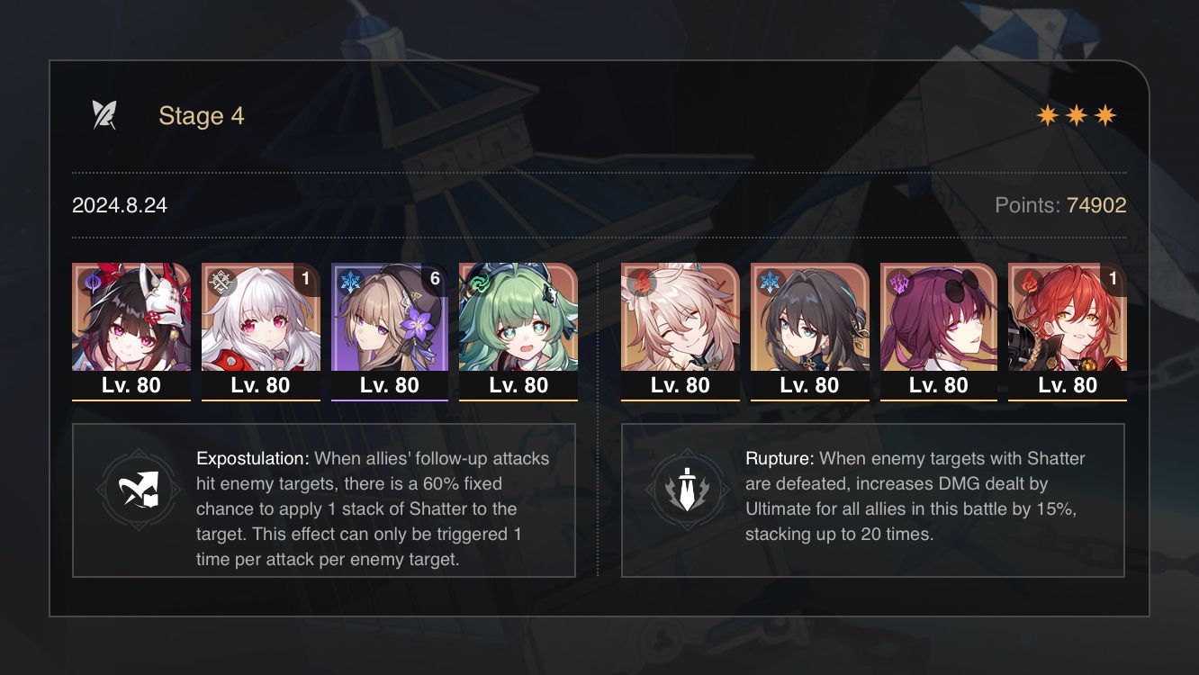 Jiaoqiu make my first 40k PF stage Honkai: Star Rail | HoYoLAB