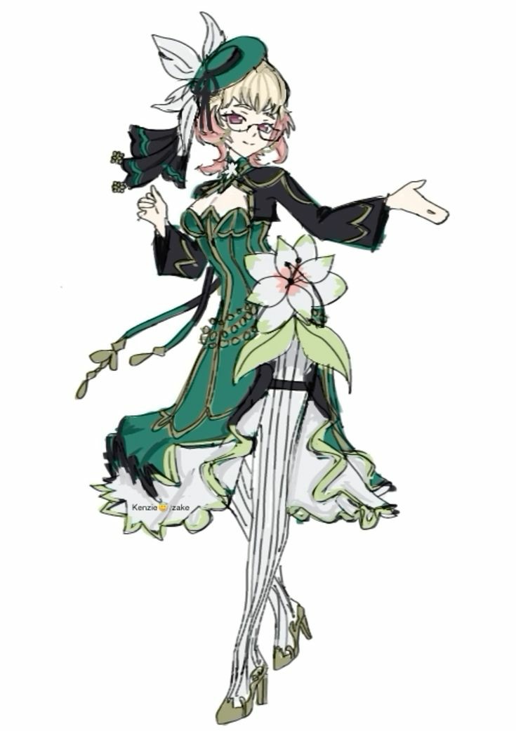 Emilie redesign/outfit idea Genshin Impact | HoYoLAB