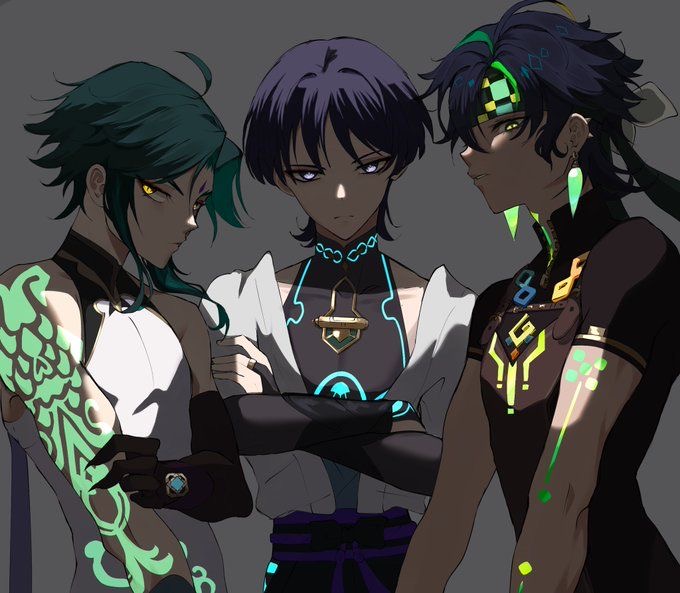 The 3 neon gang Genshin Impact | HoYoLAB