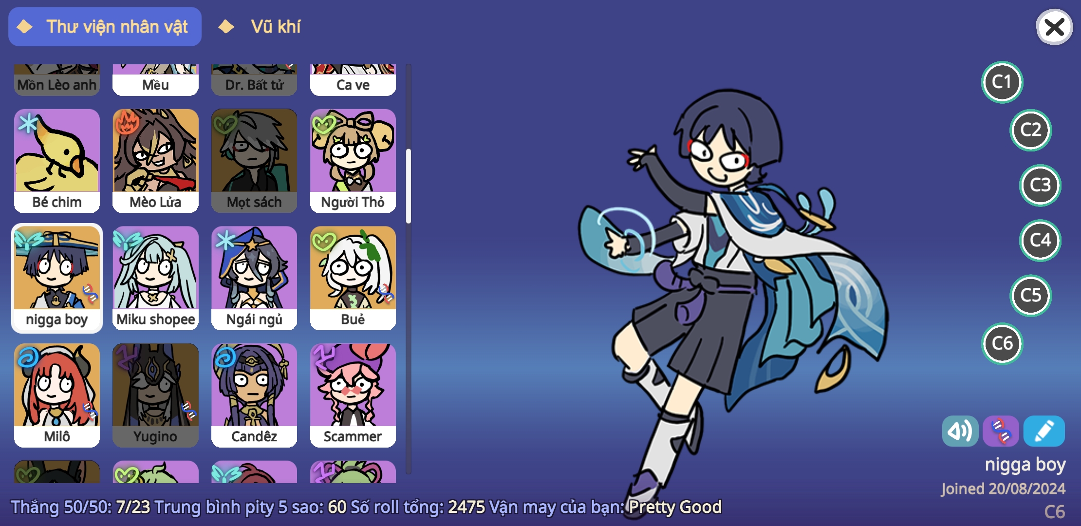 cuối cùng cũng có scaramou c6 Genshin Impact | HoYoLAB