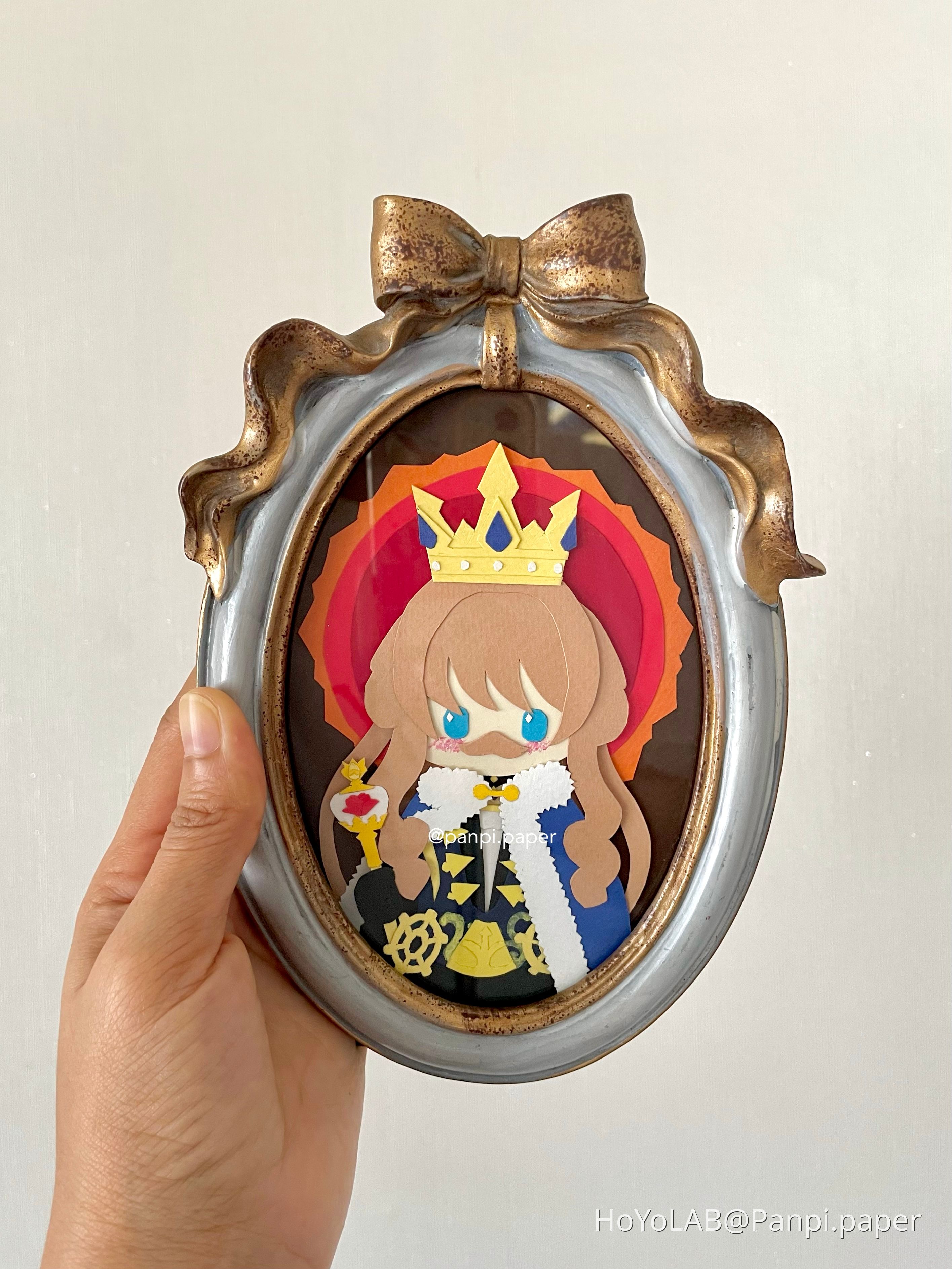 King Navia frame momento for Genshin 4.8 summer event 👑 Genshin Impact ...