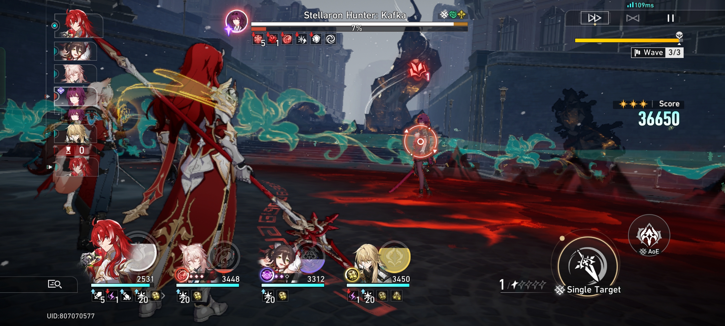 This team help me get 40k points on node 1 in pure fiction. Honkai ...