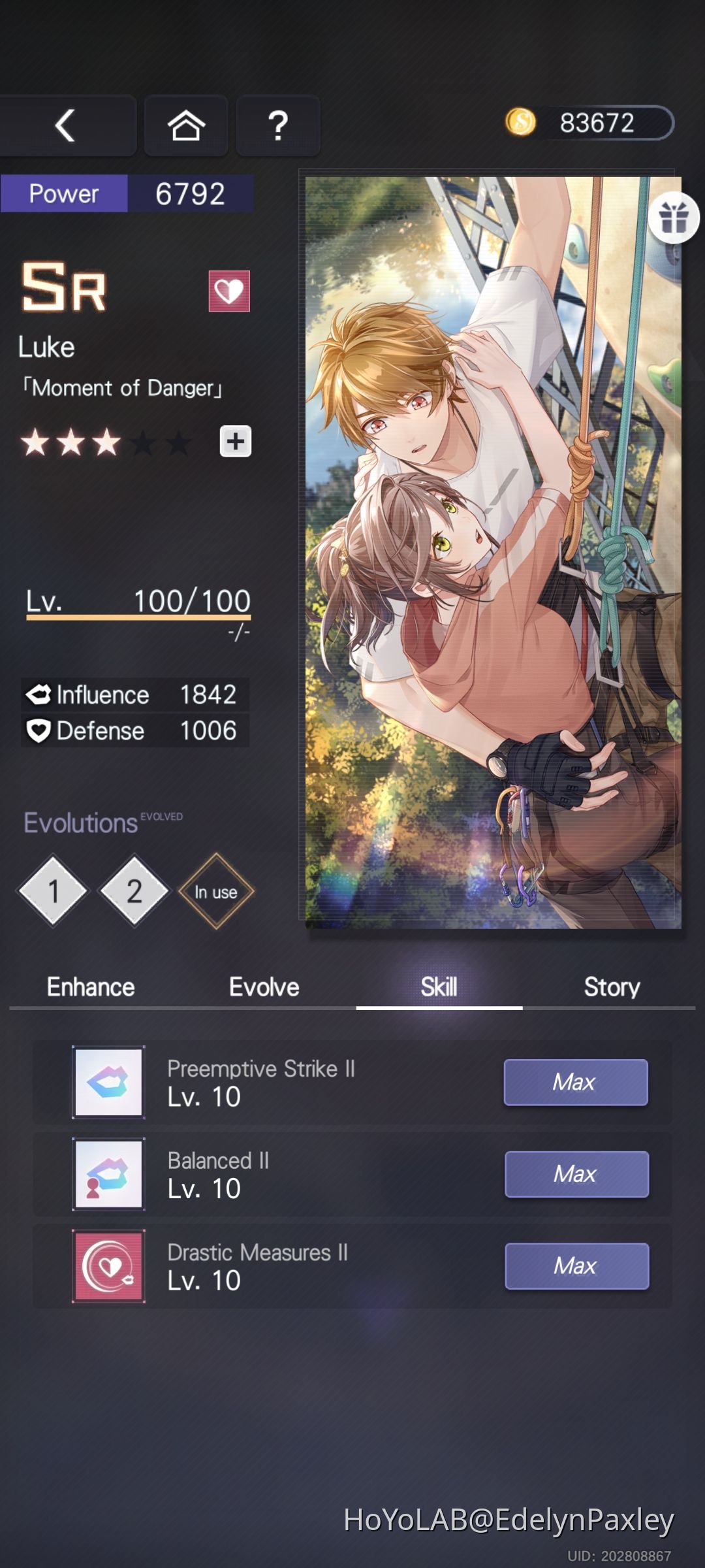 First SR Card Max Level Skills Tears of Themis | HoYoLAB