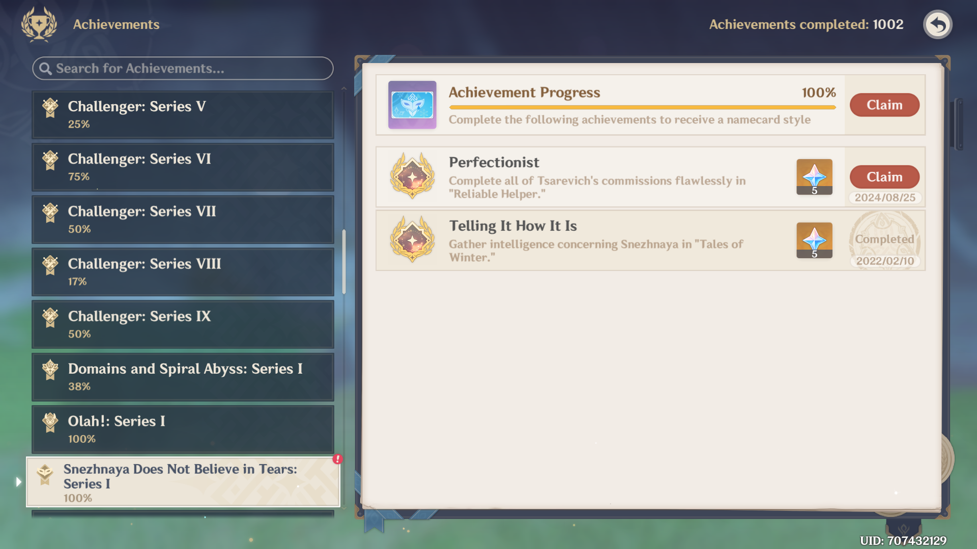 reliable helper COMPLETE! Genshin Impact | HoYoLAB