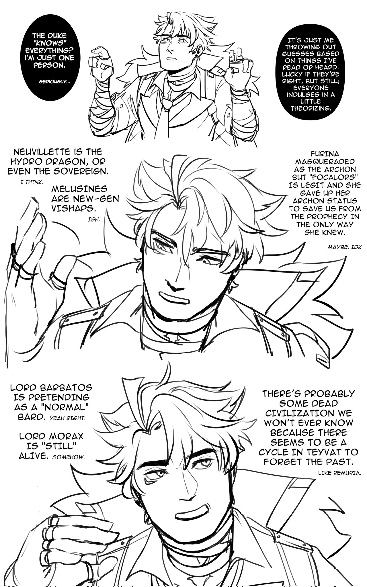 The duke of the fortress of meropide Genshin Impact | HoYoLAB