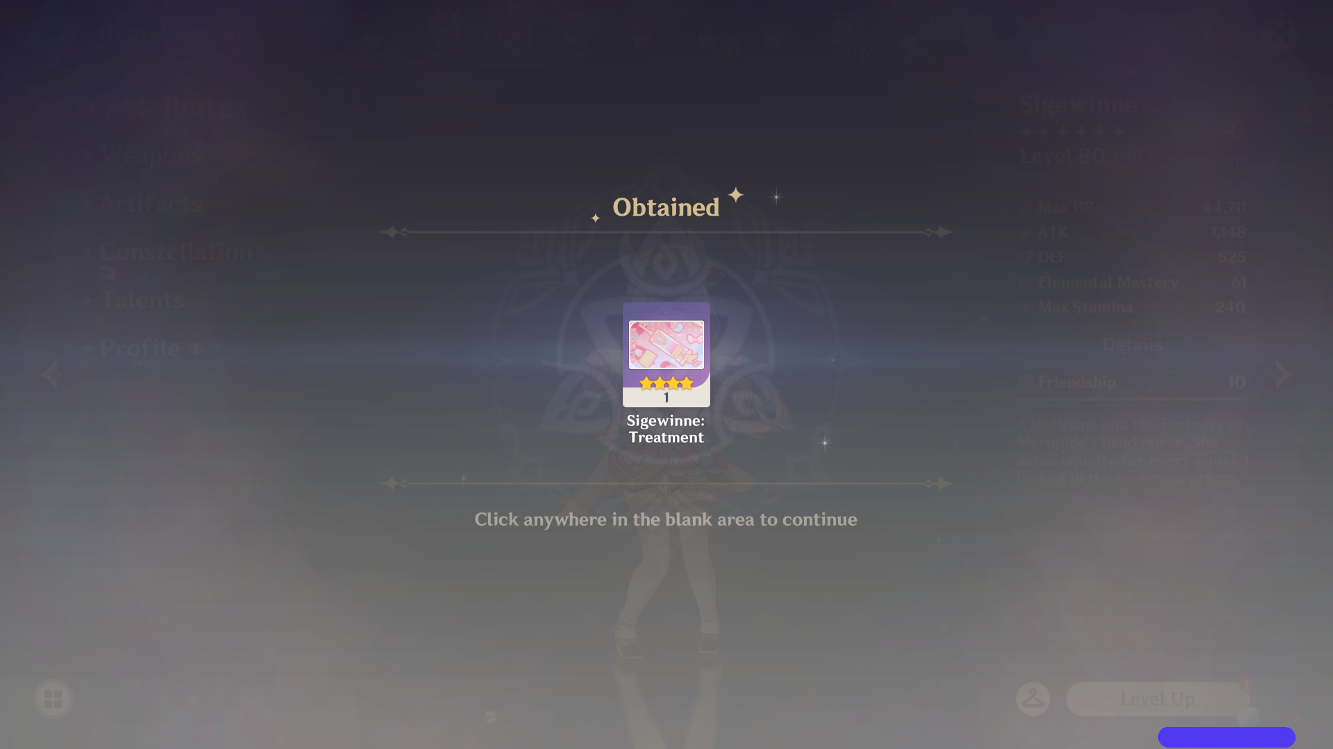 At last I have Sigewinne’s Name Card! Genshin Impact | HoYoLAB