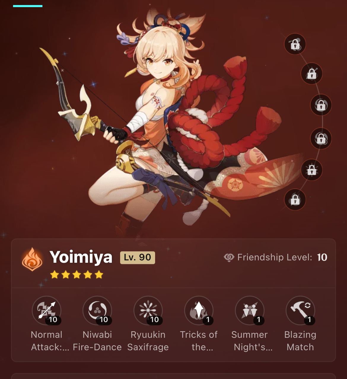 My Yoimiya build Genshin Impact | HoYoLAB