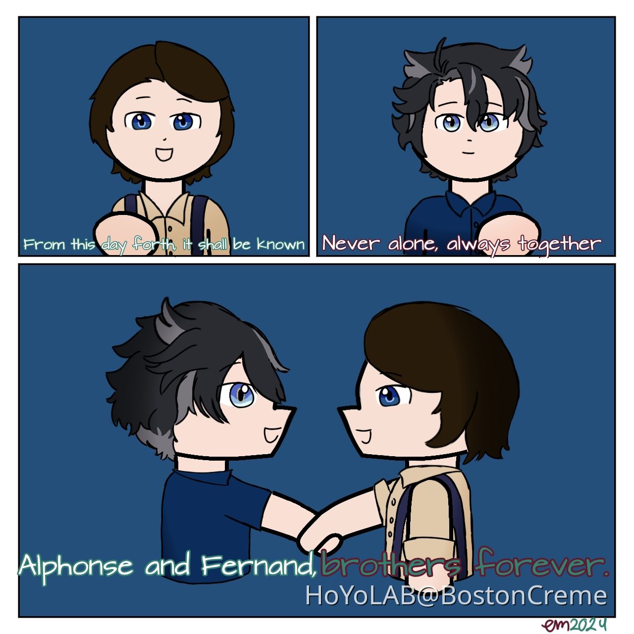 Brothers Forever (Alphonse and Wriothesley Lore) Genshin Impact | HoYoLAB