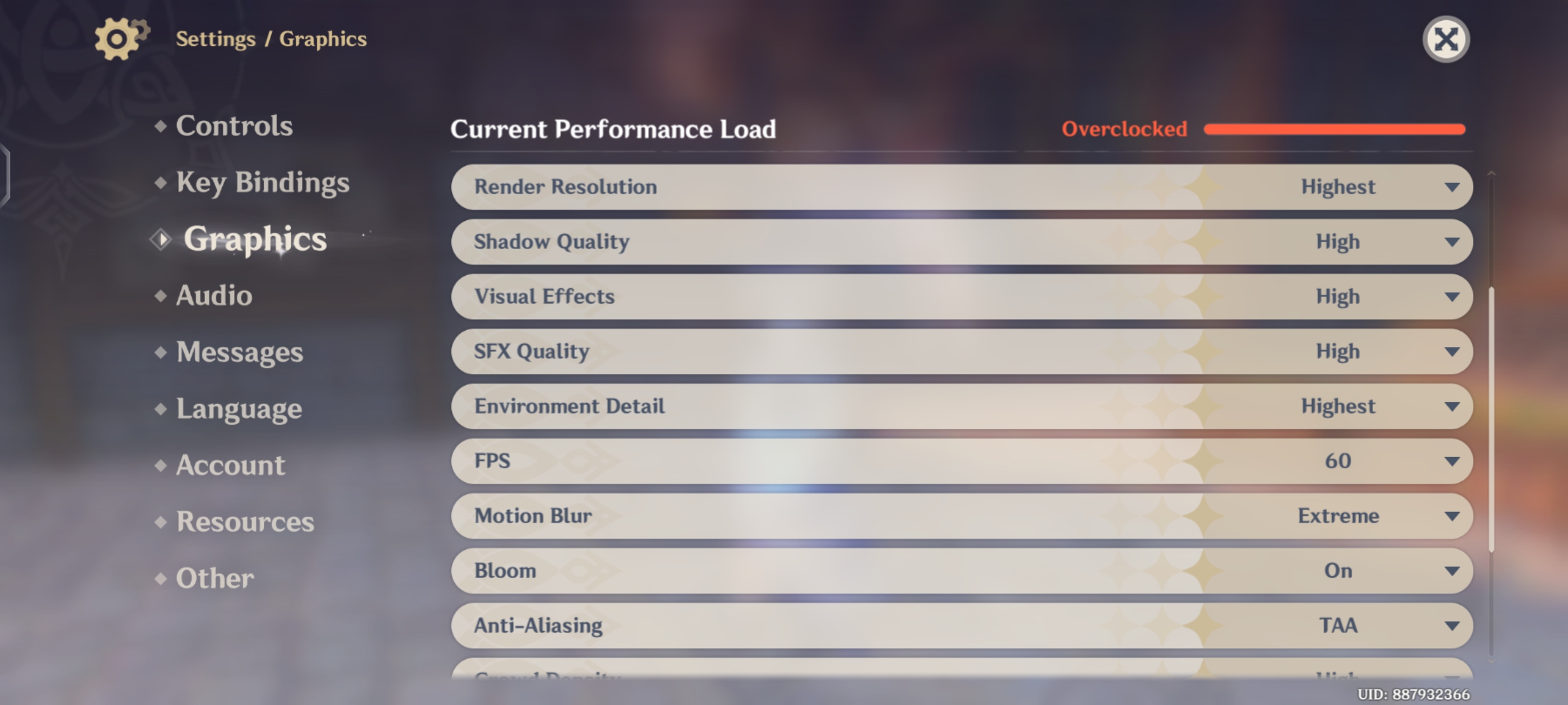 Overload Graphics on Android | HoYoLAB